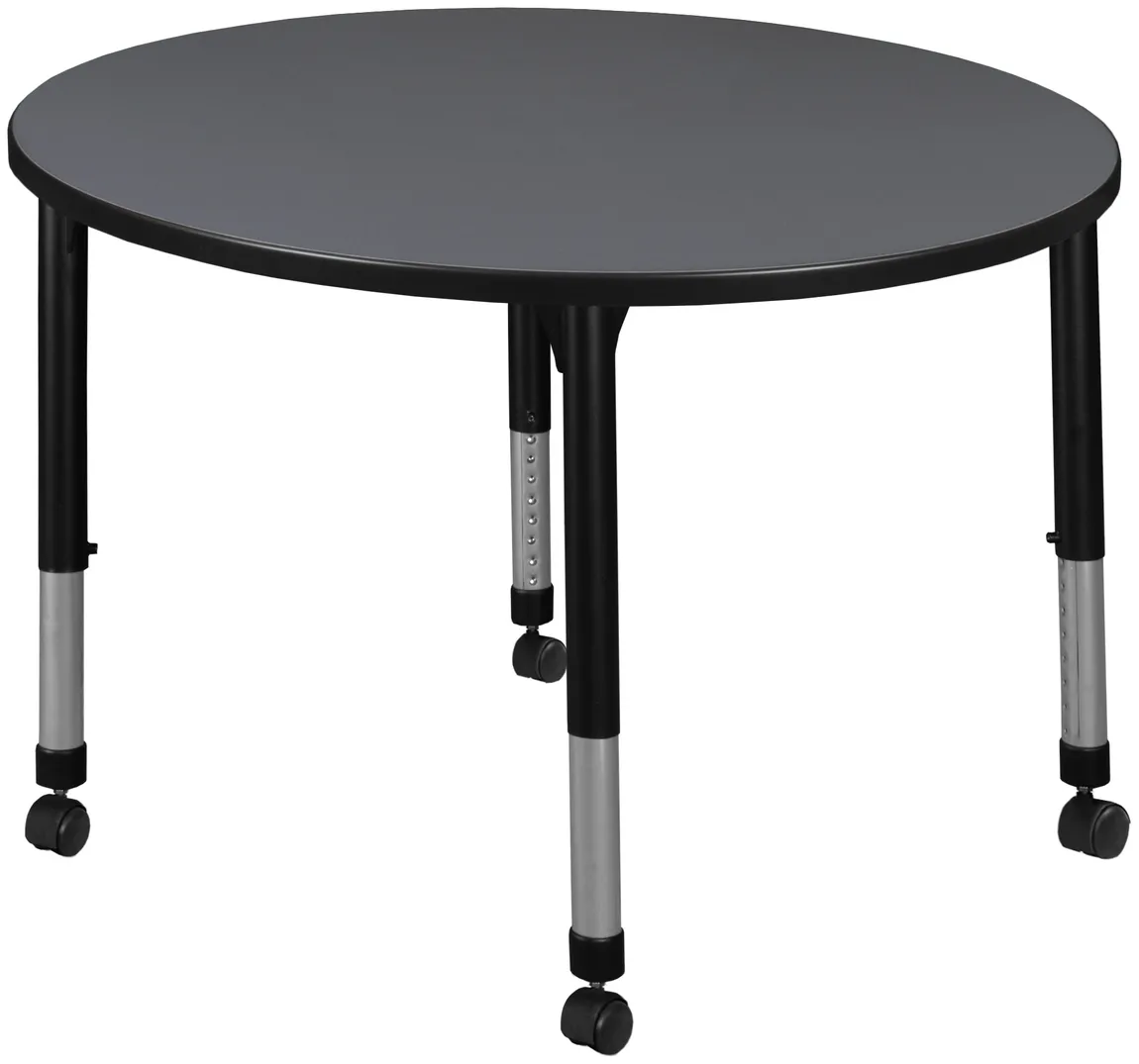 Grey Small Rolling Classroom Table | Kee by Regency