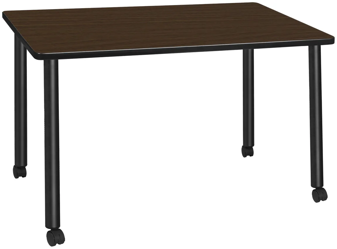 Neo Walnut Small Rectangular Mobile Table | Kee by Regency