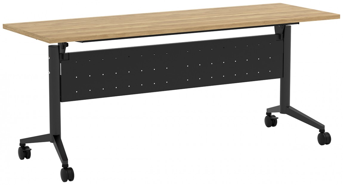 Aspen Flip Top Nesting Table with Modesty Panel | PL Laminate by ...