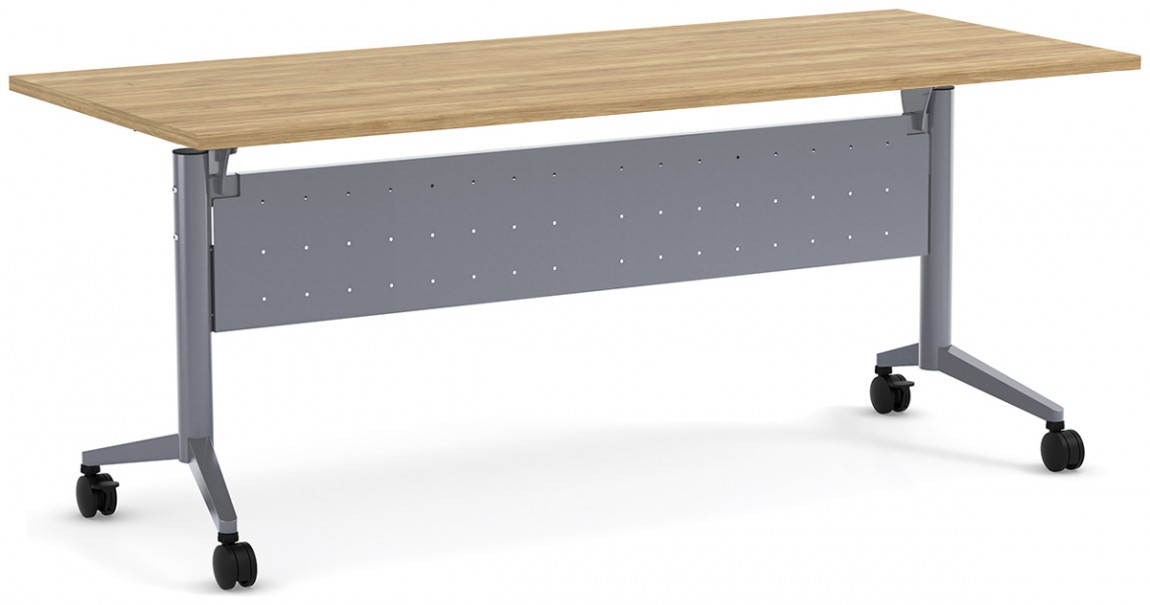 Aspen Flip Top Nesting Table with Modesty Panel | PL Laminate by ...