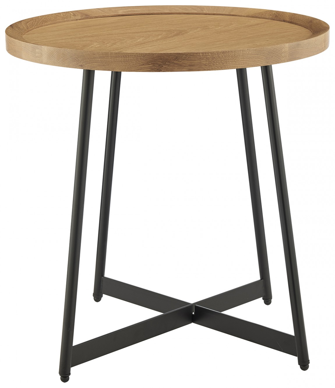 Oak Contemporary Accent Table | Niklaus by Euro Style