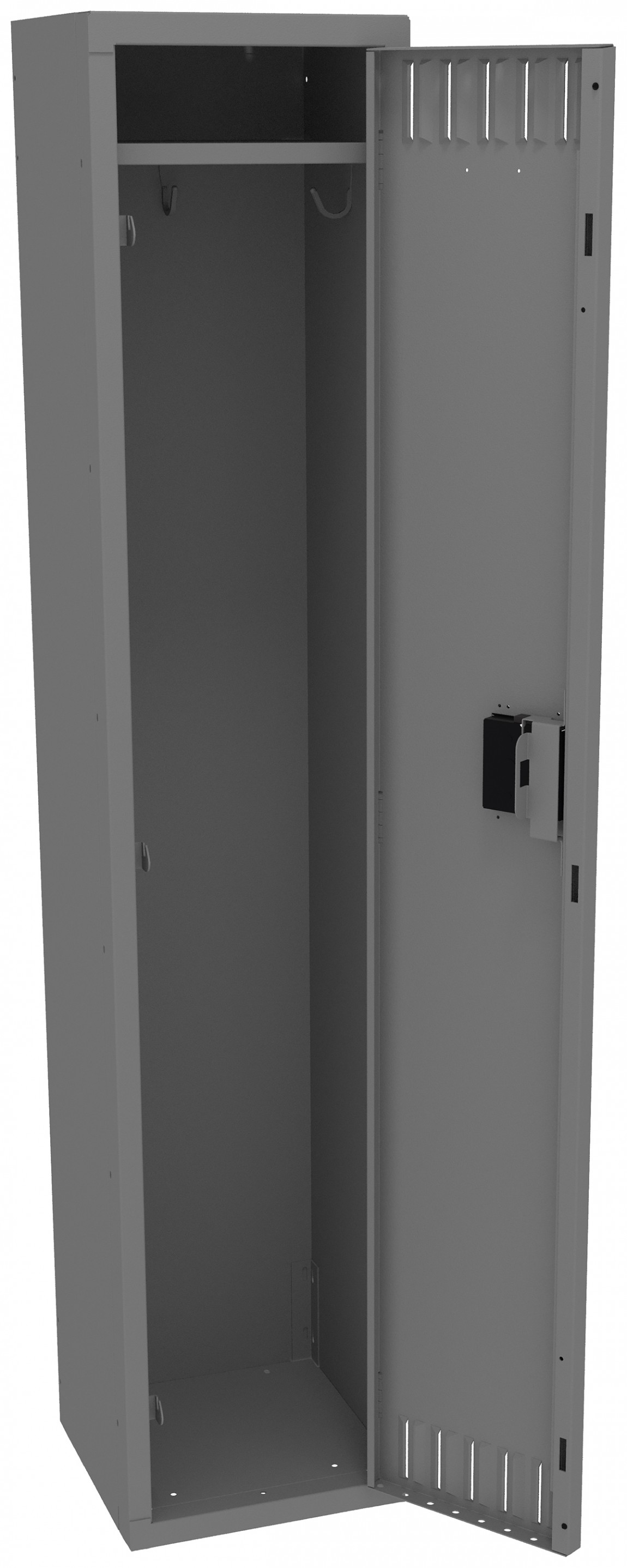 Medium Grey Single Locker | Standard by Tennsco