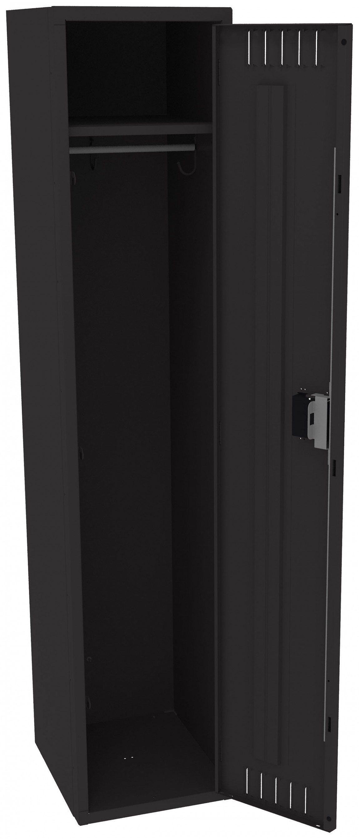 Black Single Large Tall Locker | Standard by Tennsco