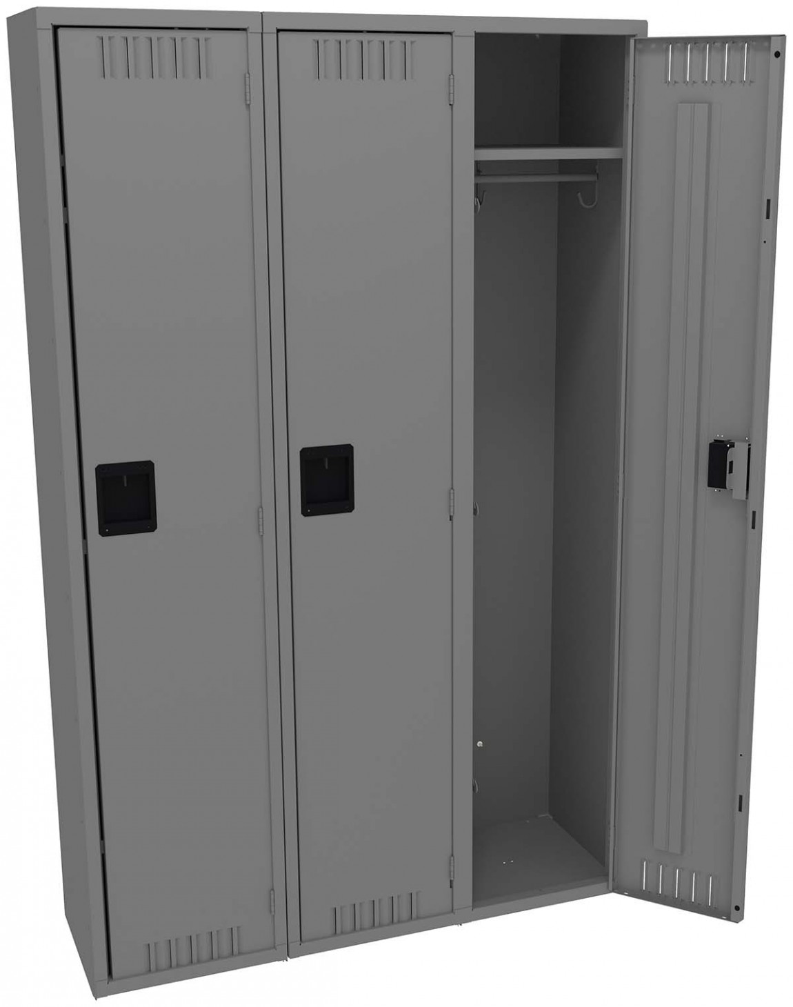Medium Grey Large Triple Lockers | Standard by Tennsco