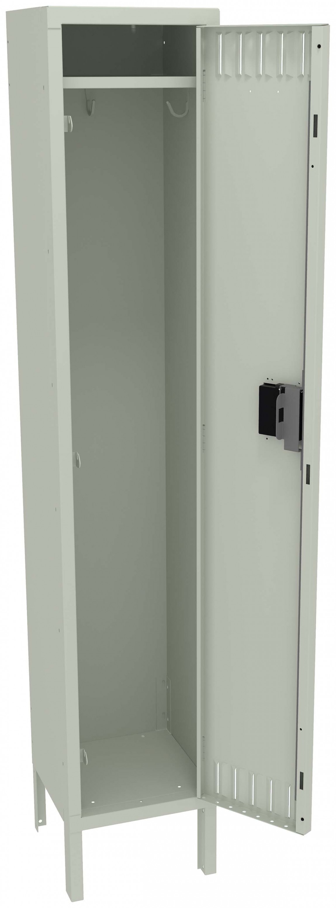 Light Grey Single Locker with Legs | Standard by Tennsco