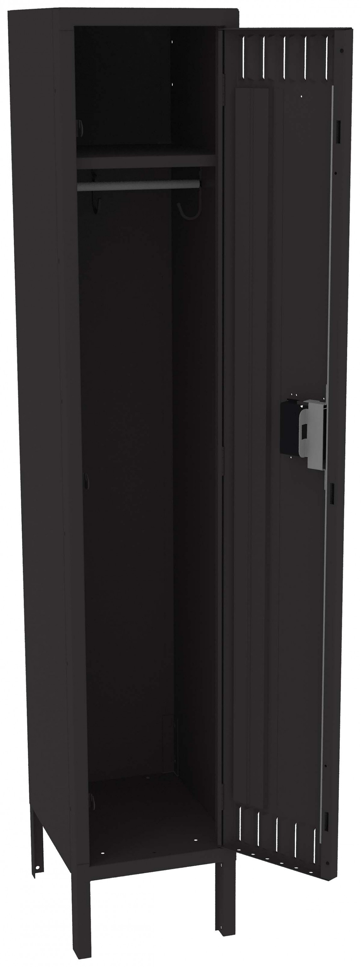 Black Single Locker with Legs | Standard by Tennsco