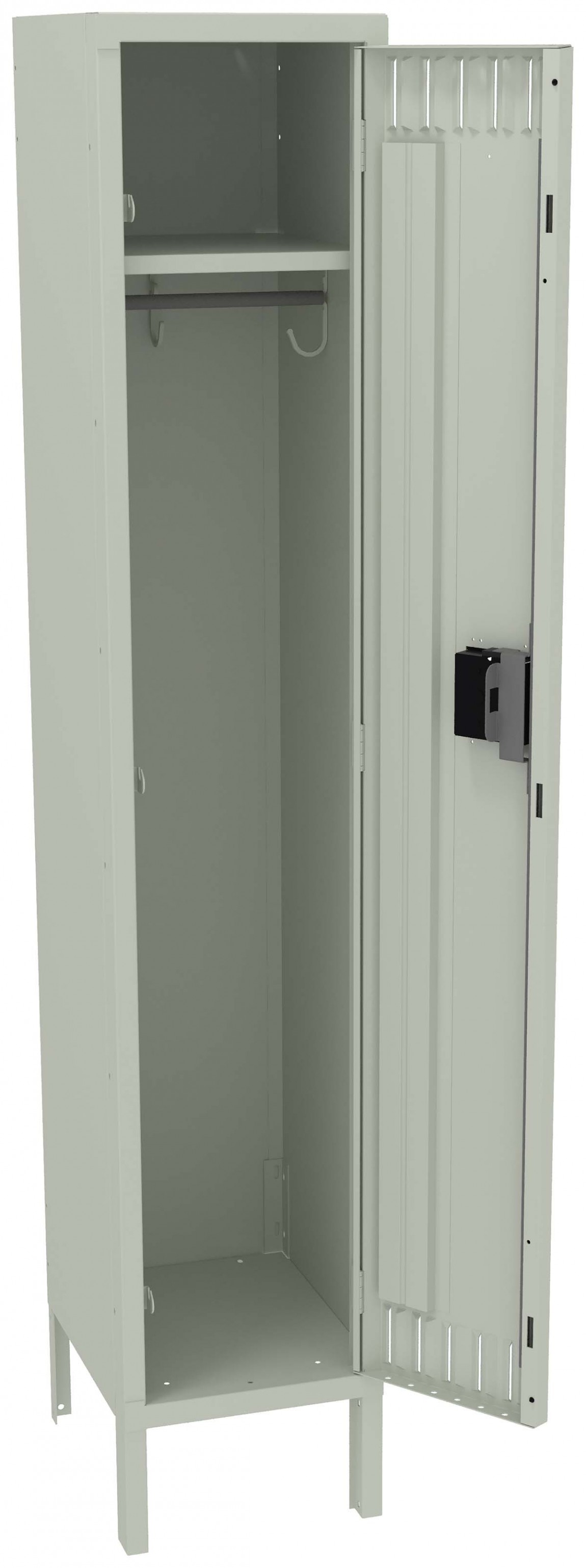 Light Grey Single Locker with Legs | Standard by Tennsco