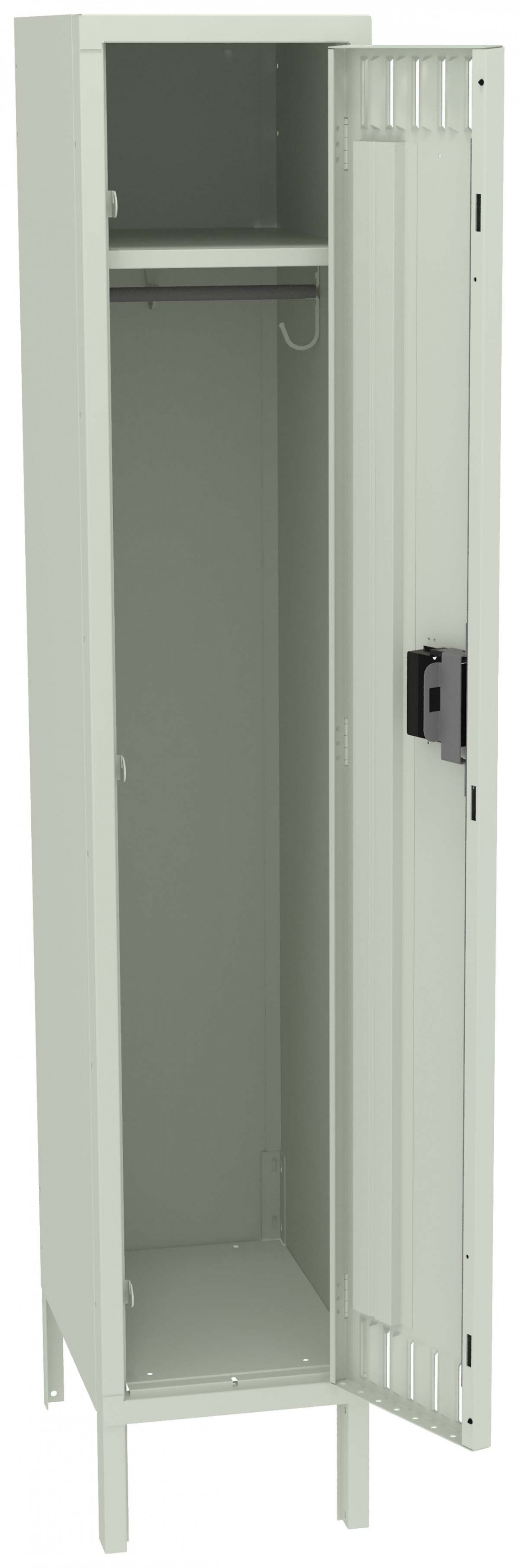 Light Grey Single Locker with Legs | Standard by Tennsco
