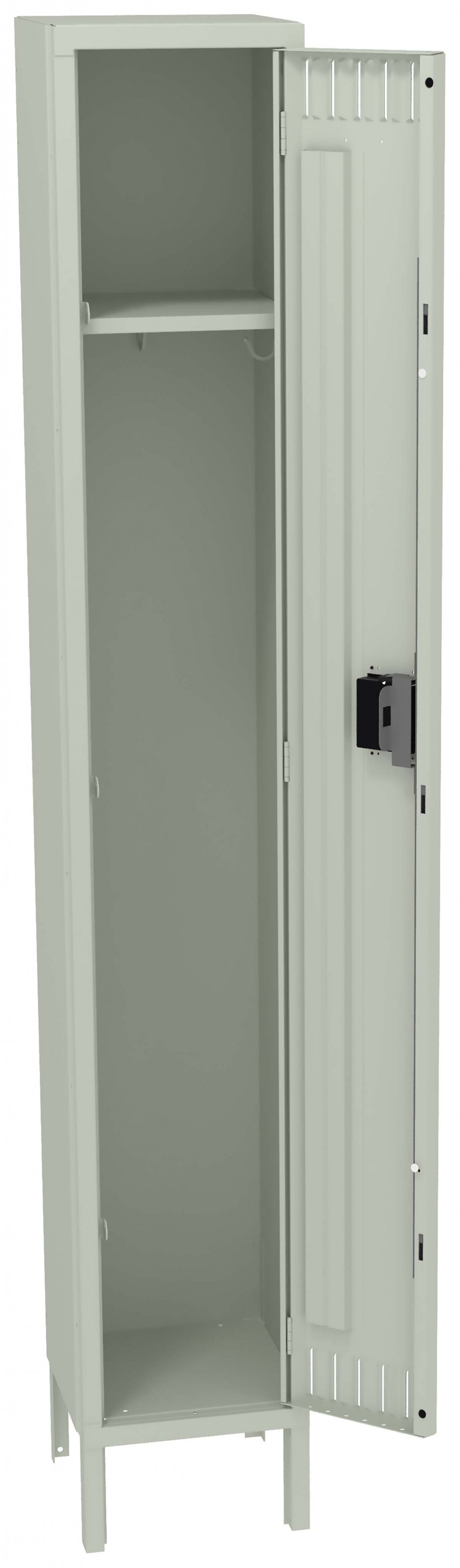 Light Grey Tall Single Locker with Legs | Standard by Tennsco