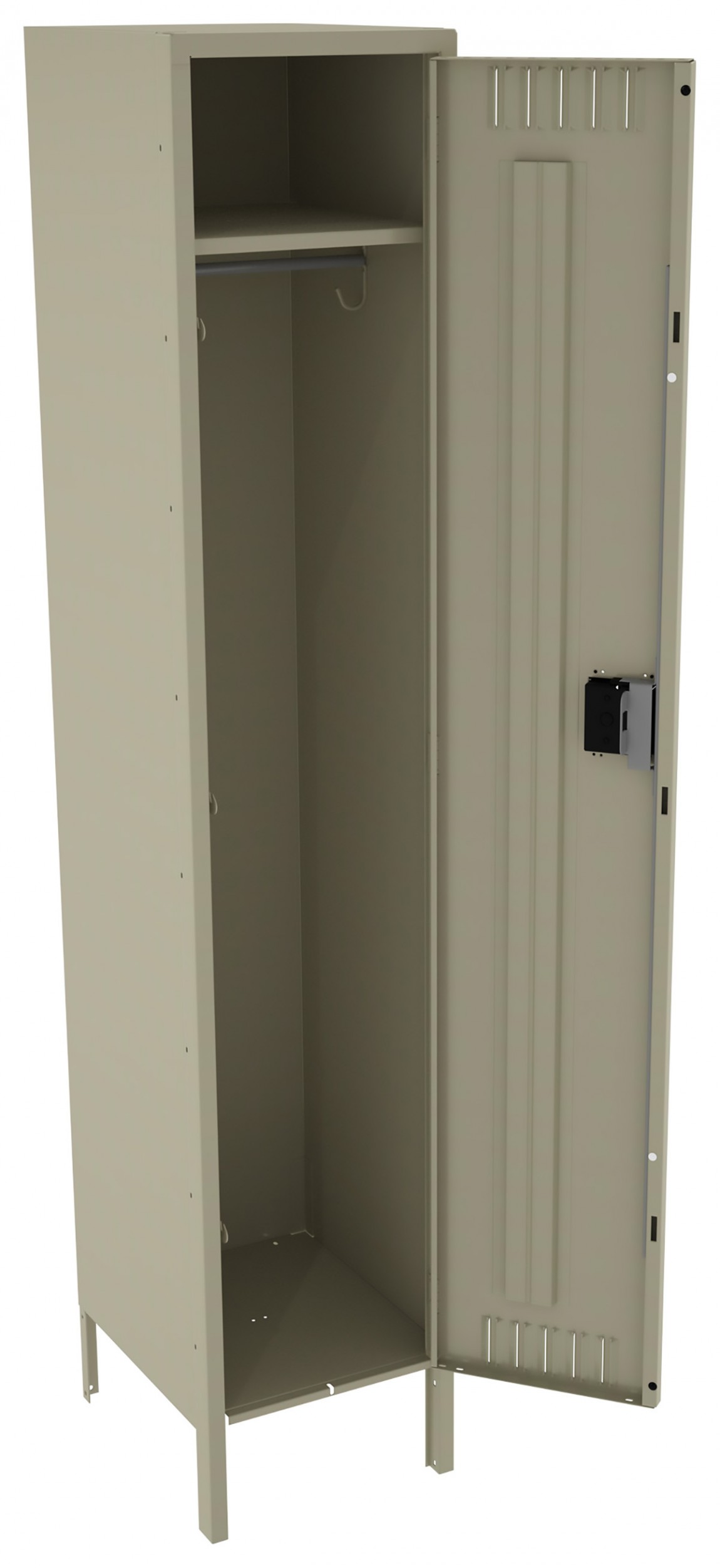 Sand Tall Single Locker with Legs | Standard by Tennsco