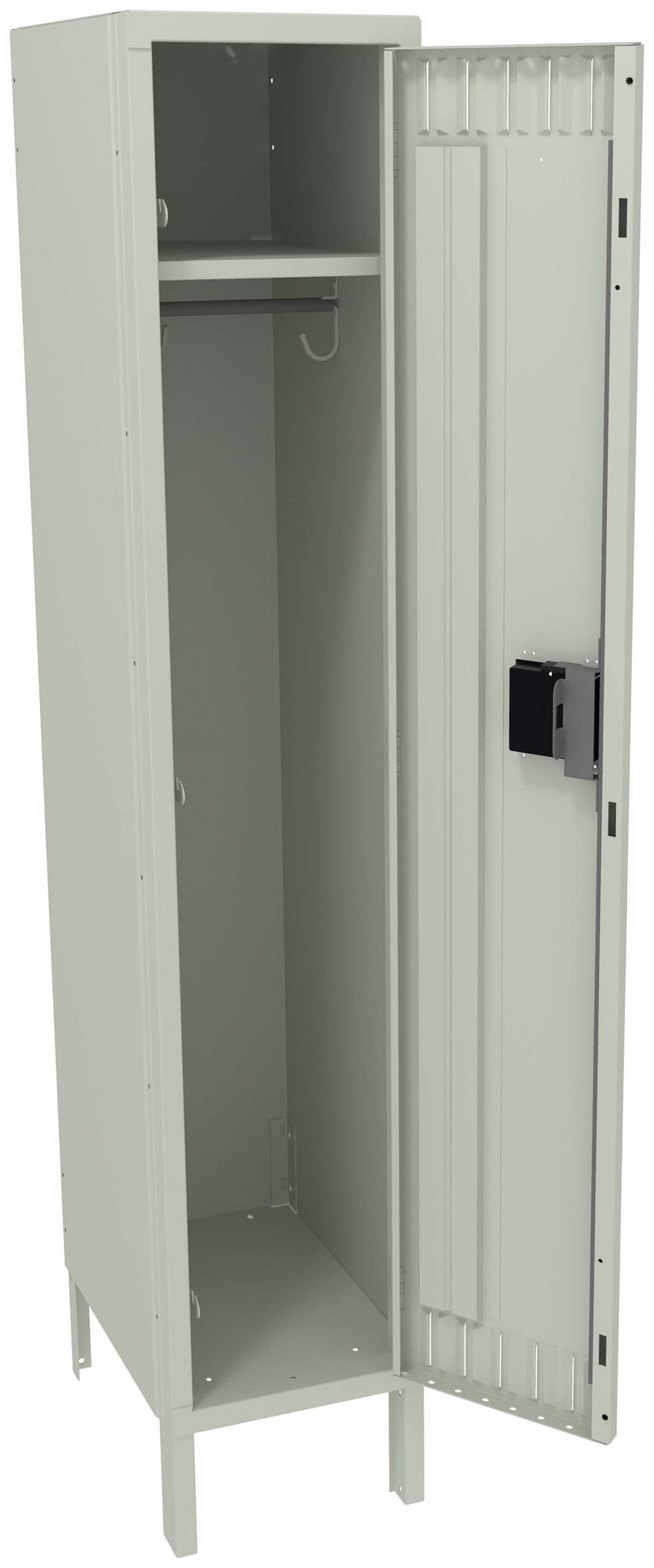 Light Grey Wide Single Locker with Legs | Standard by Tennsco