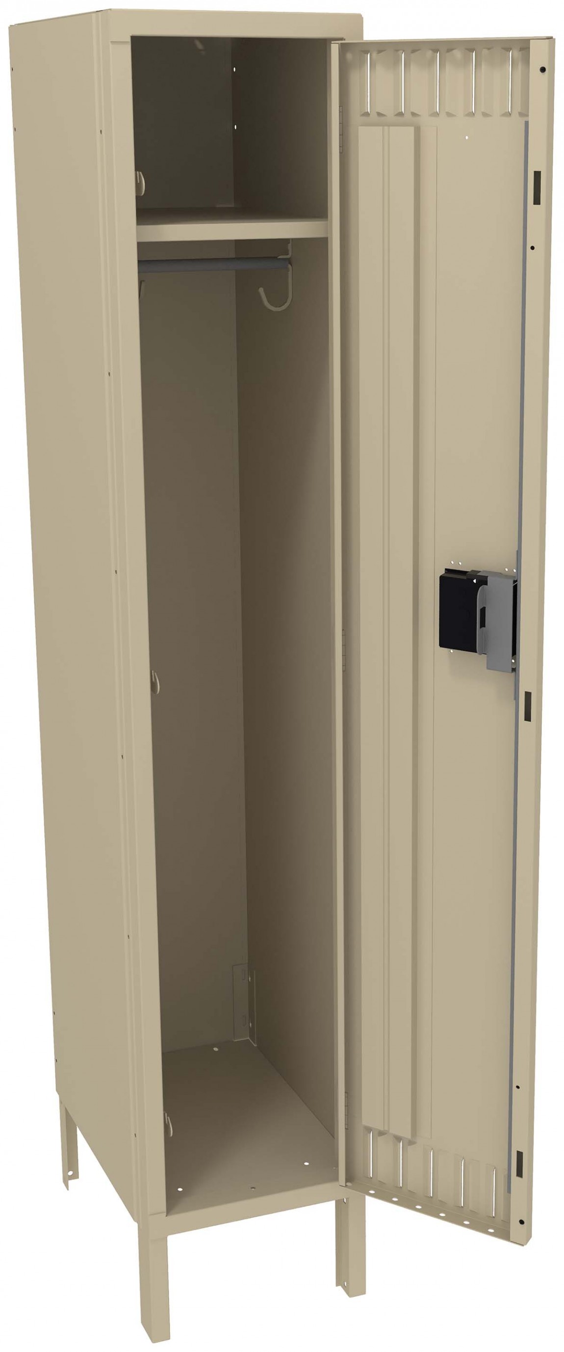 Sand Wide Single Locker with Legs | Standard by Tennsco