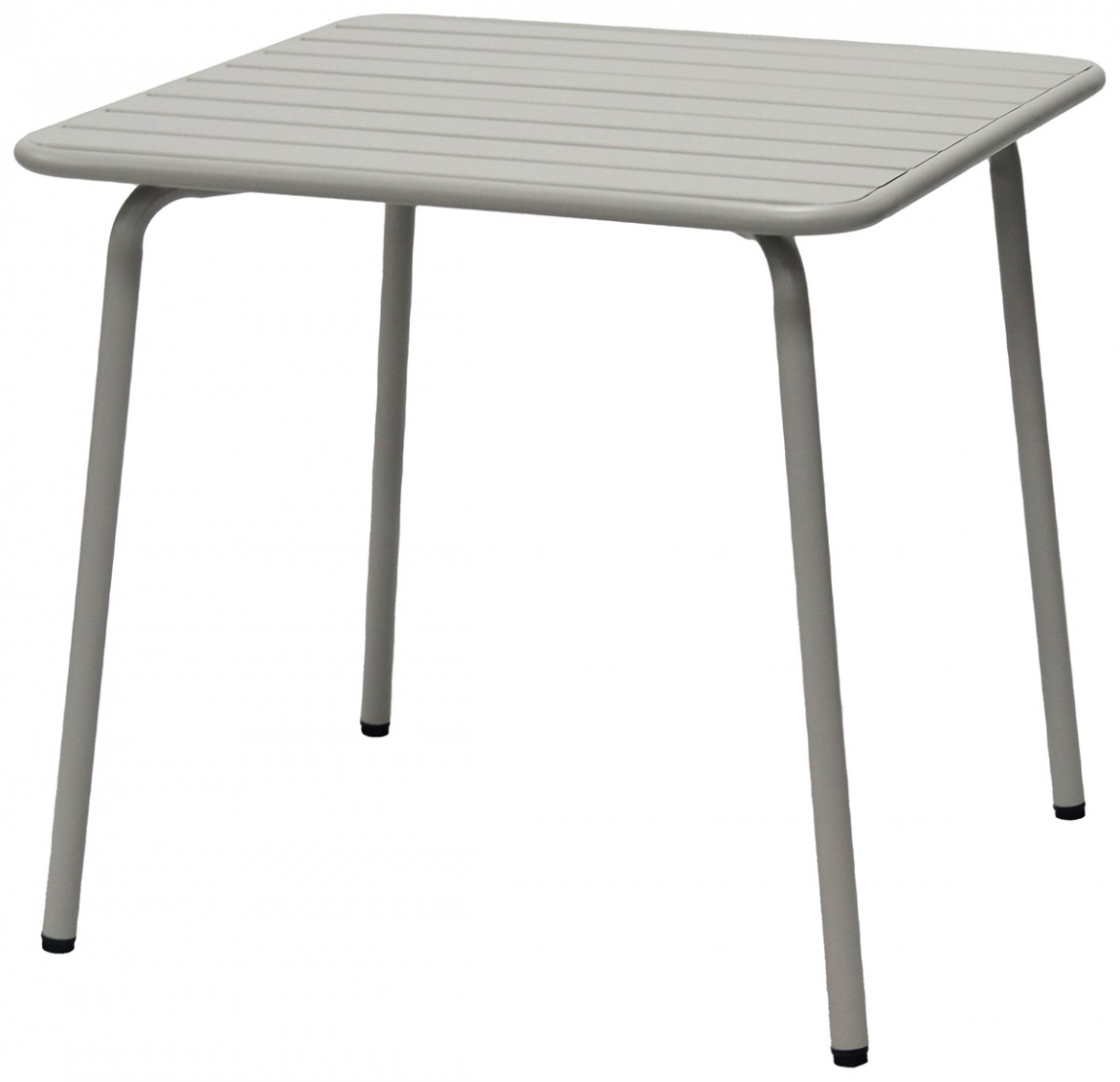 Oyster Gray Modern Minimalist Square Table | Rosco by Euro Style