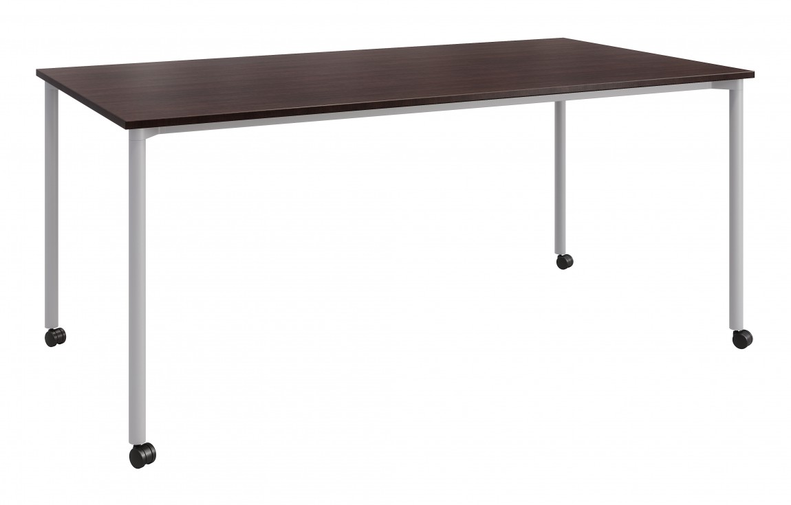 Cafelle Rectangular Table with Casters | Dailey by KFI Studios