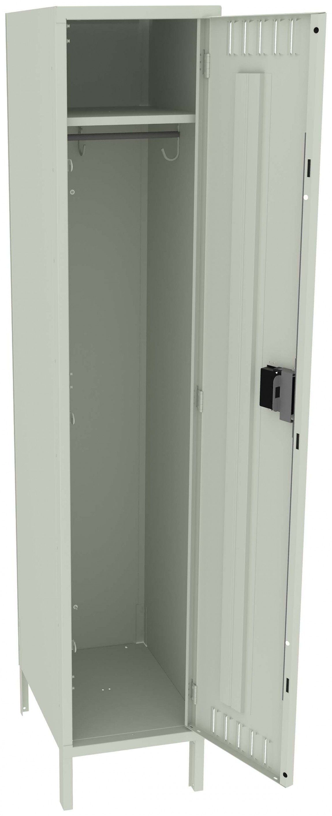 Light Grey Large Single Locker with Legs | Standard by Tennsco