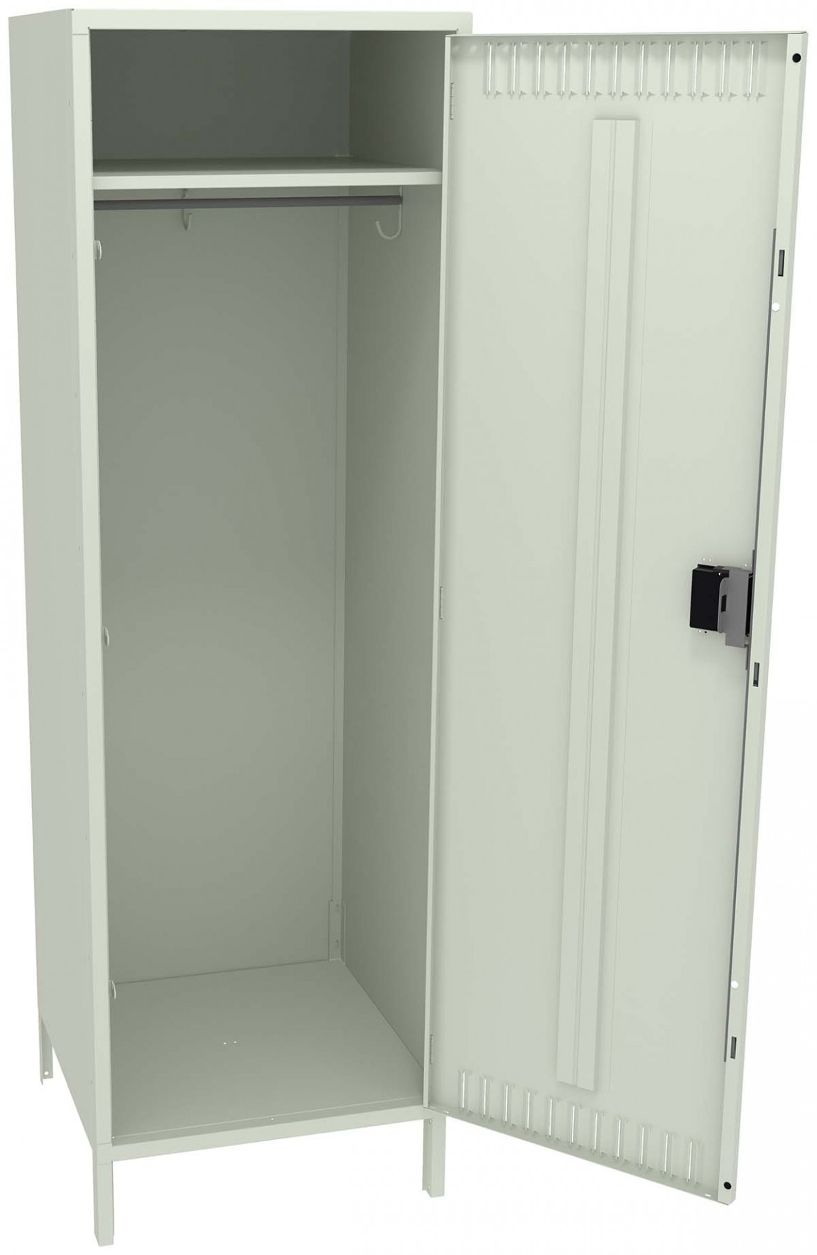 Light Grey Oversized Single Locker with Legs | Standard by Tennsco