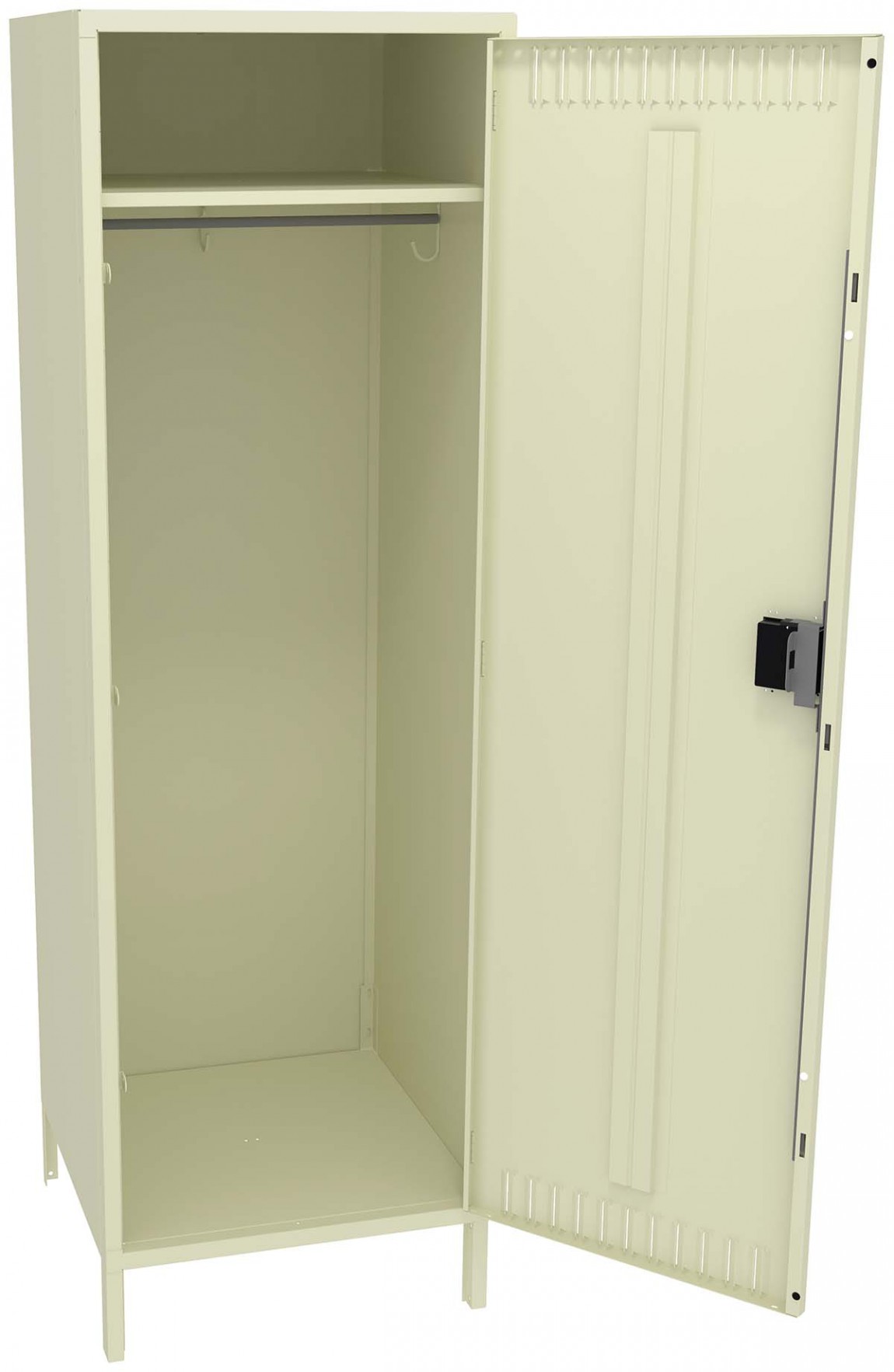 Putty Oversized Single Locker with Legs | Standard by Tennsco