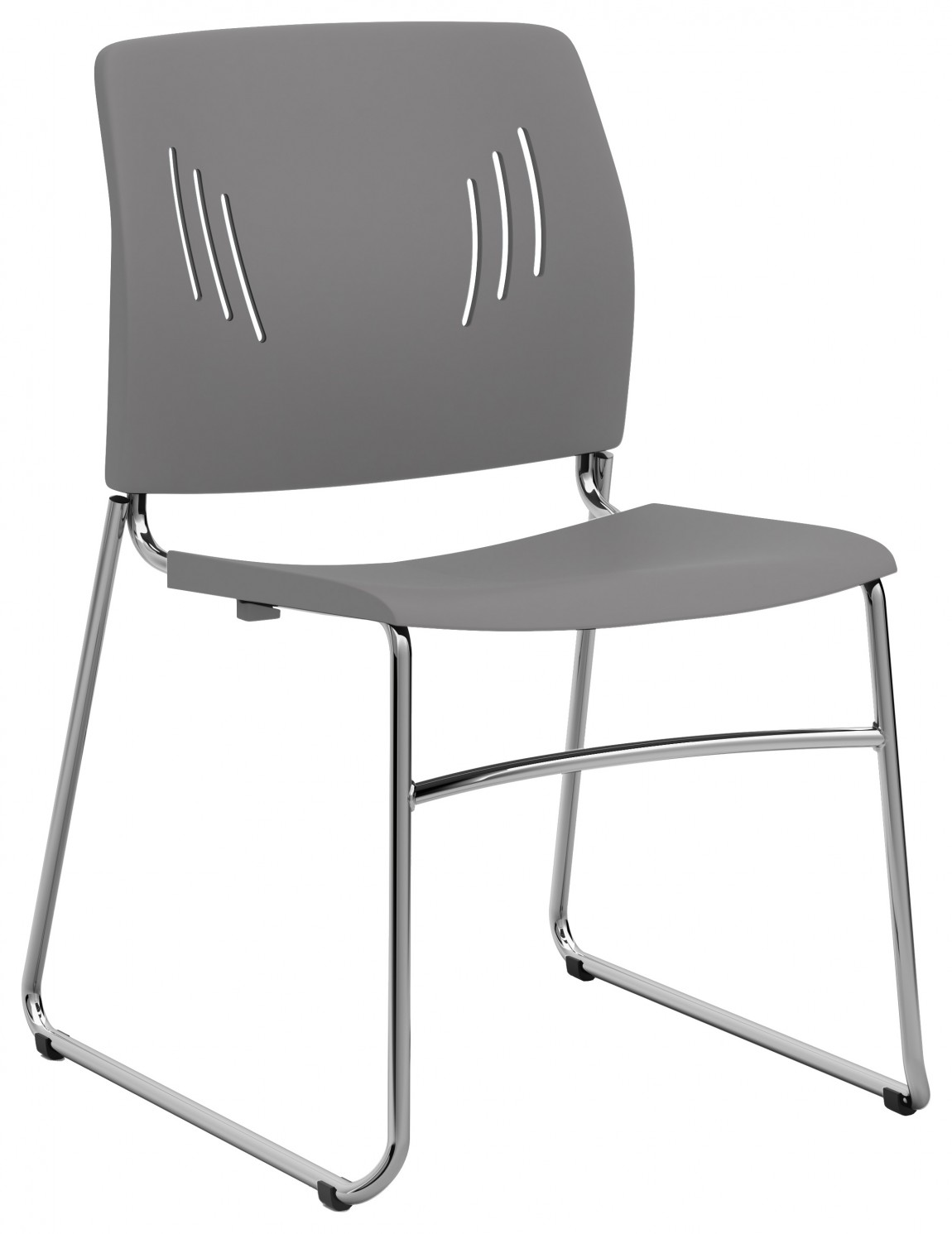 Gray Armless Chair | Agenda Plus by Performance Furnishings