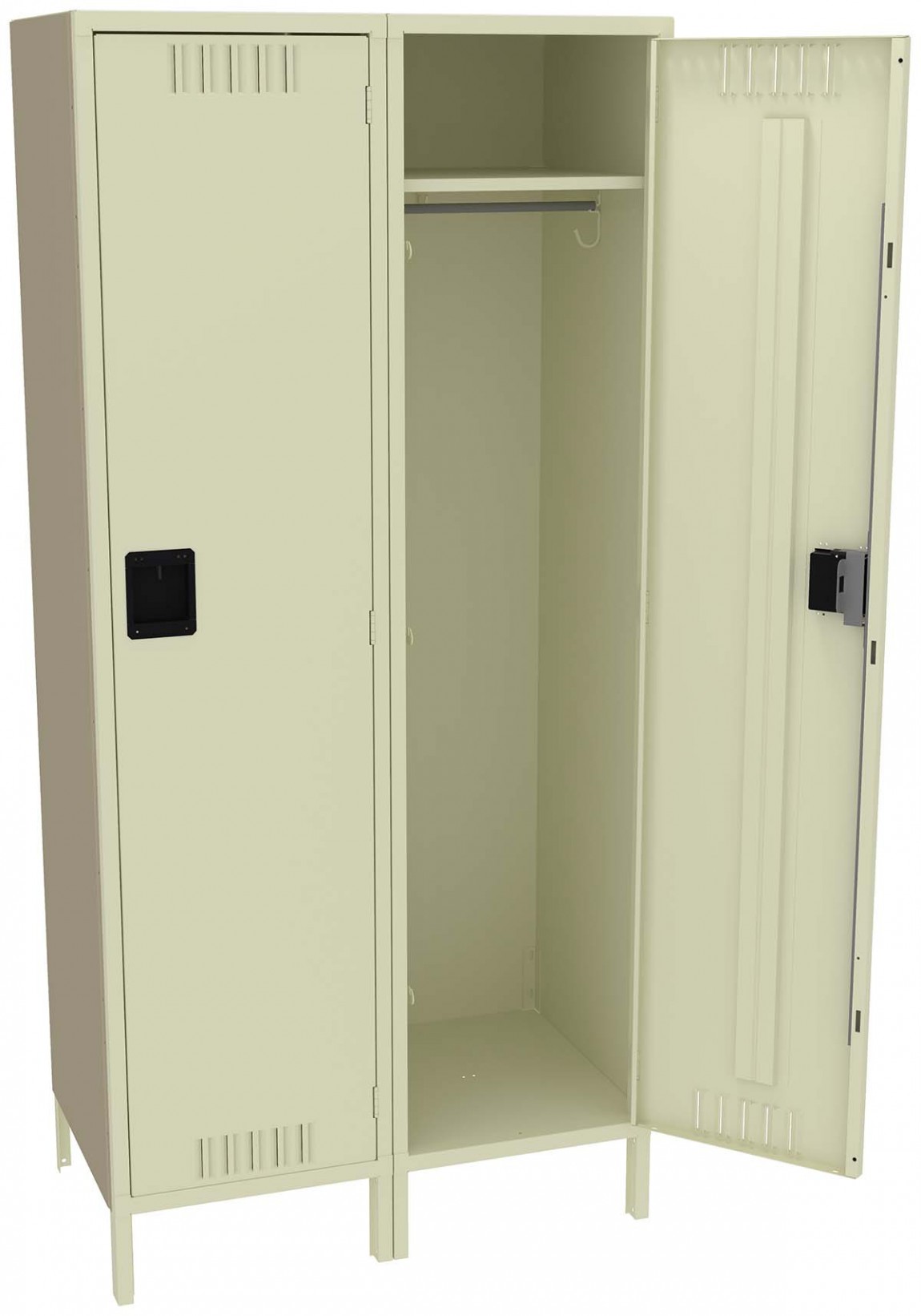 Putty Double Lockers with Legs | Standard by Tennsco