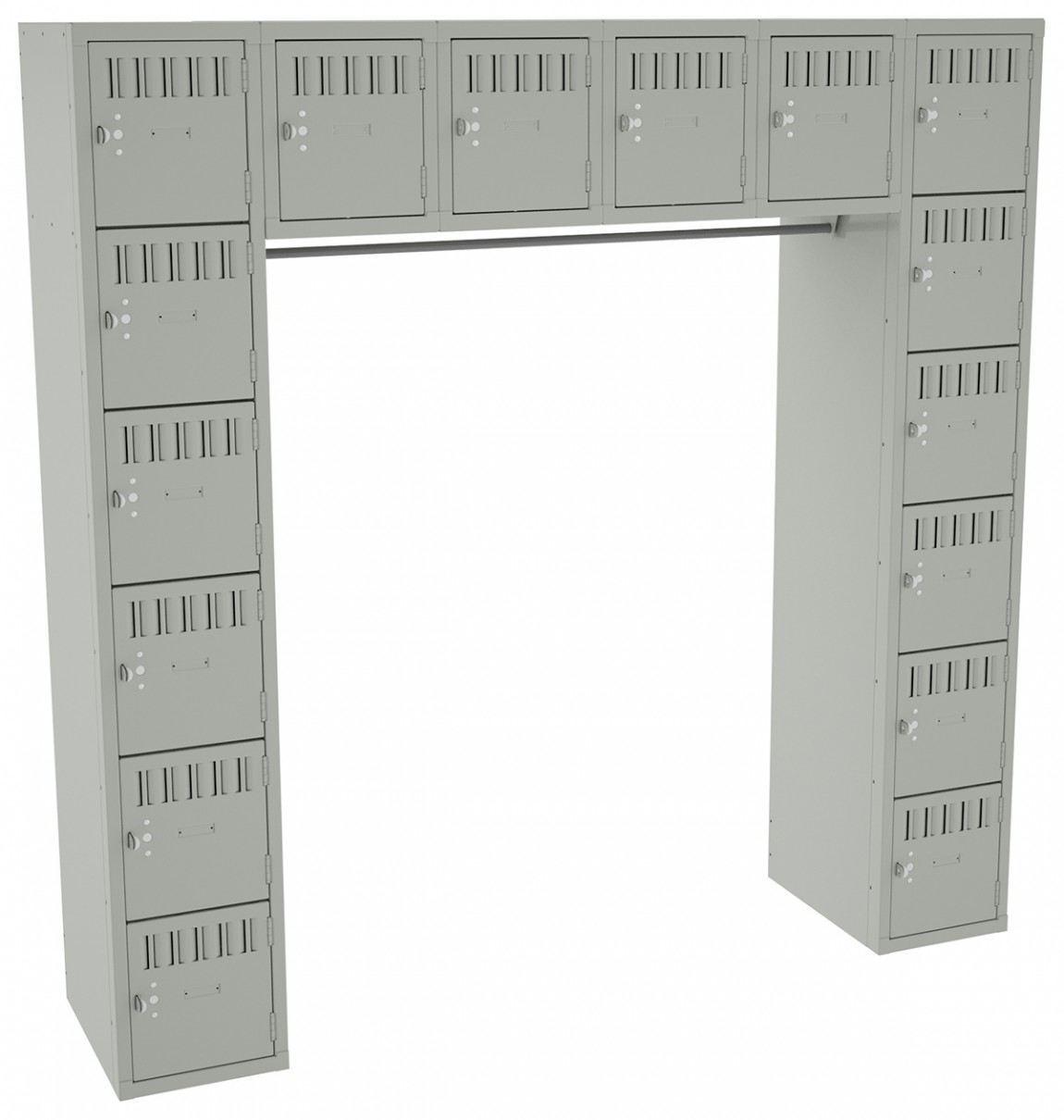 Light Grey Open Frame Lockers | Standard by Tennsco