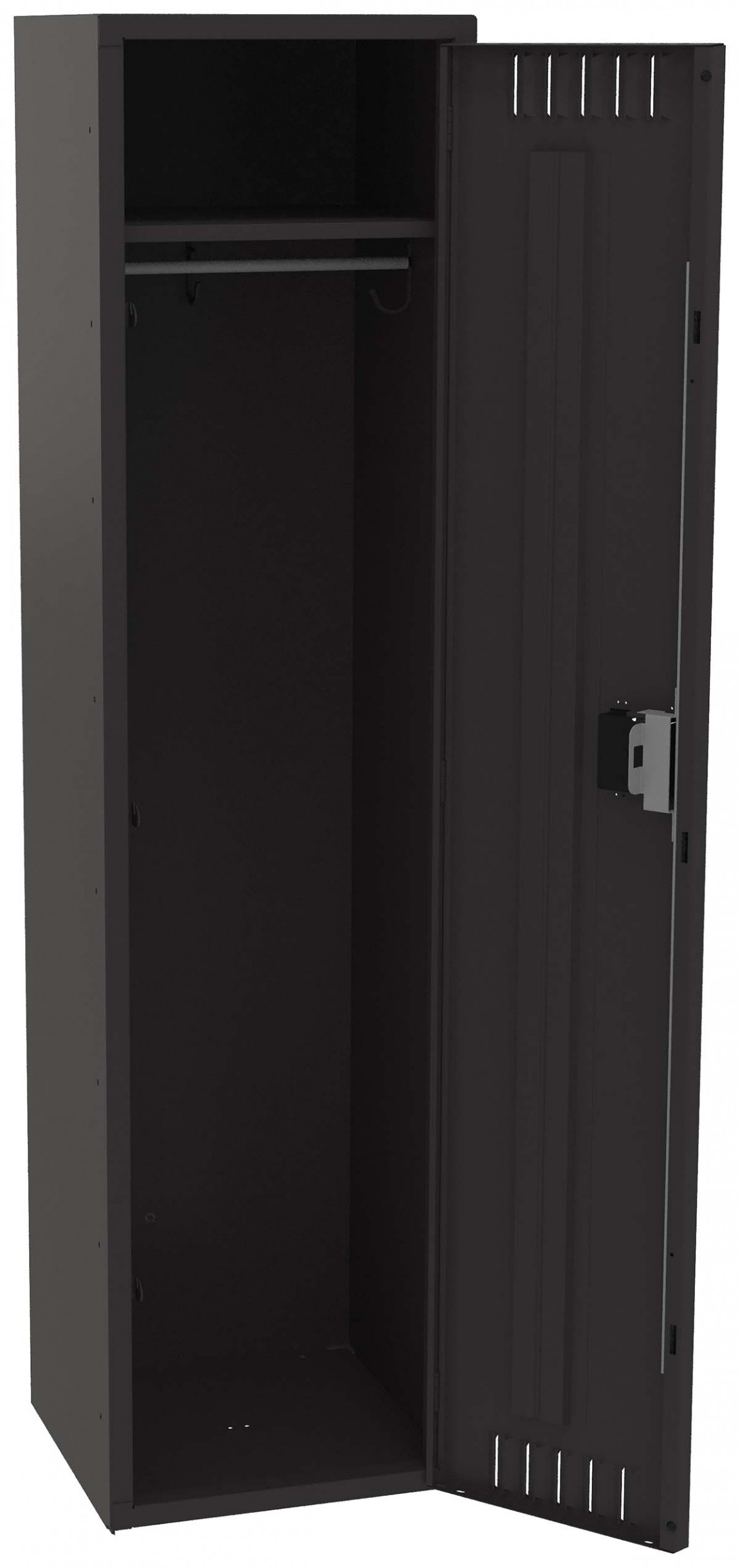 Black Wide Single Locker | Standard by Tennsco