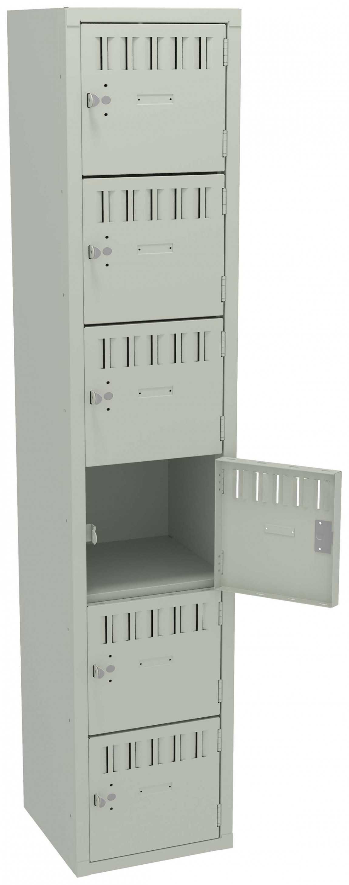 Light Grey Six Large Box Lockers | Standard by Tennsco