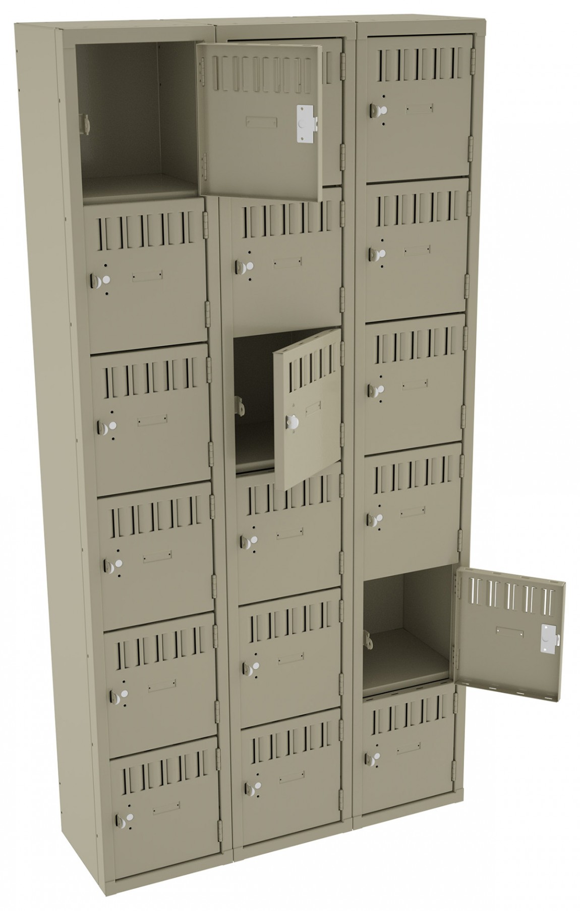 Sand Eighteen Box Lockers | Standard by Tennsco