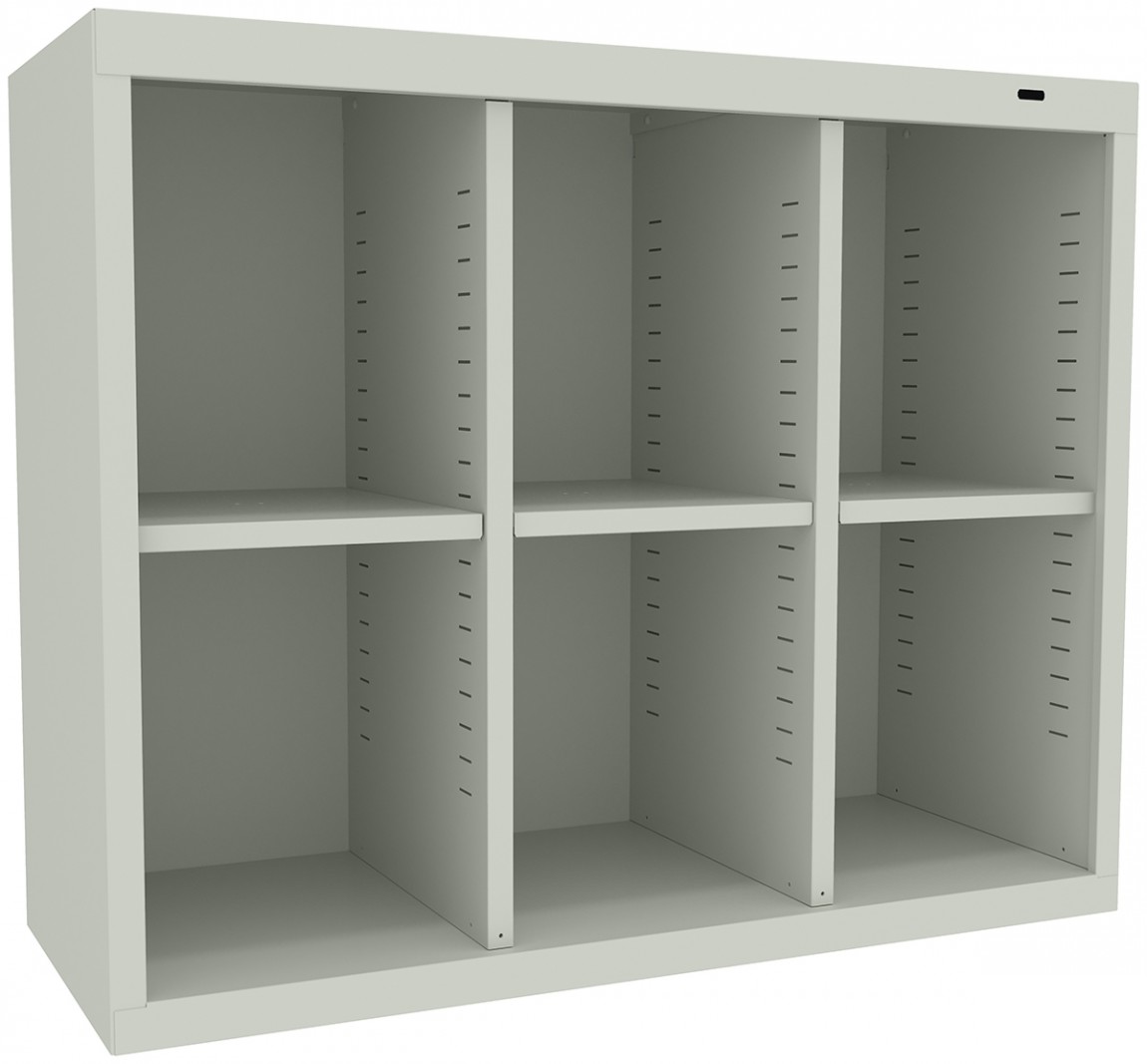 Light Grey Six Cubby Storage Unit | Specialty by Tennsco