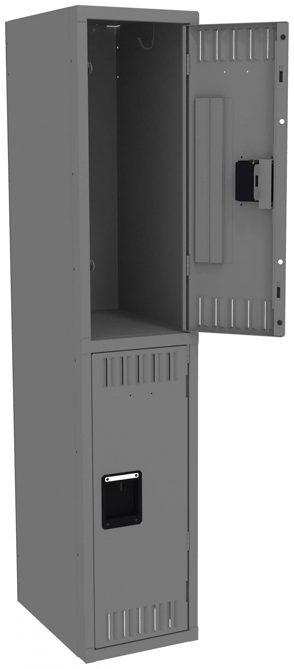 Medium Grey Double-Tier Locker | Standard by Tennsco