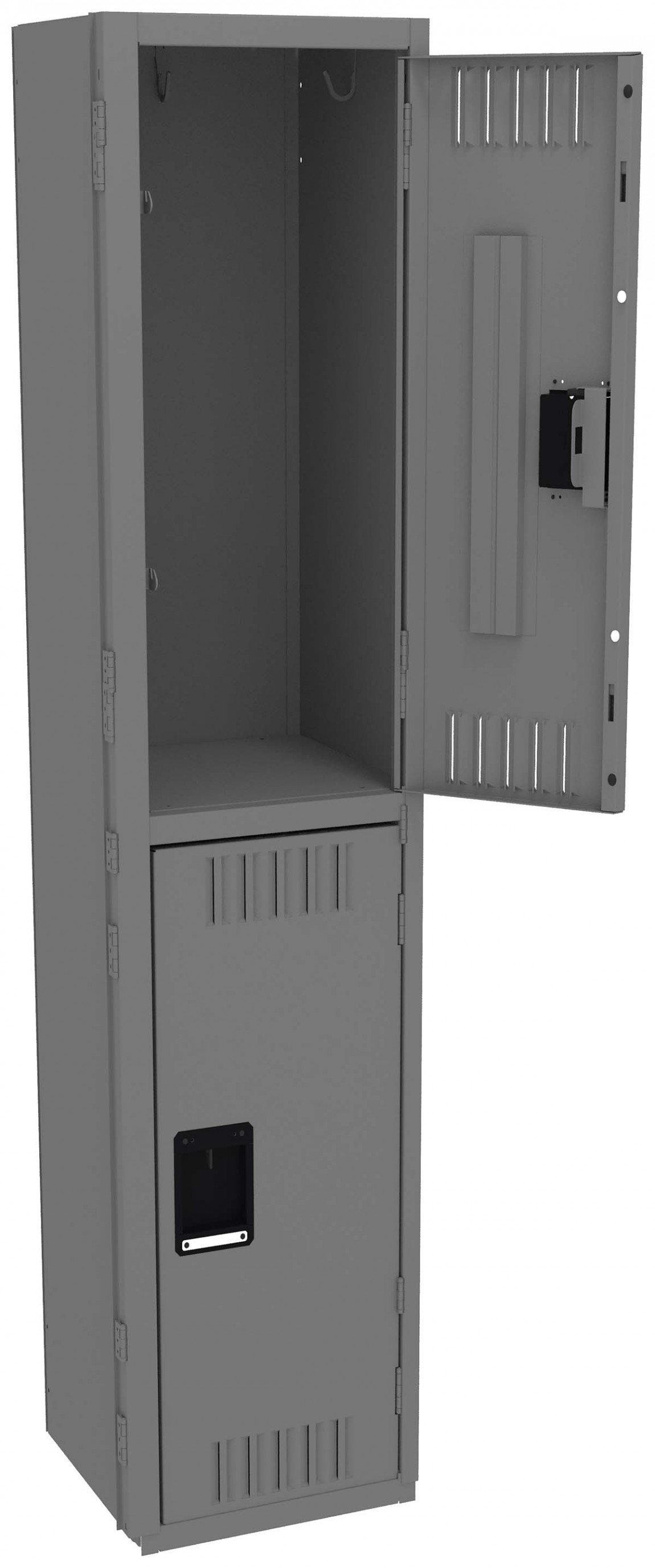 Medium Grey Double-Tier Locker | Standard by Tennsco