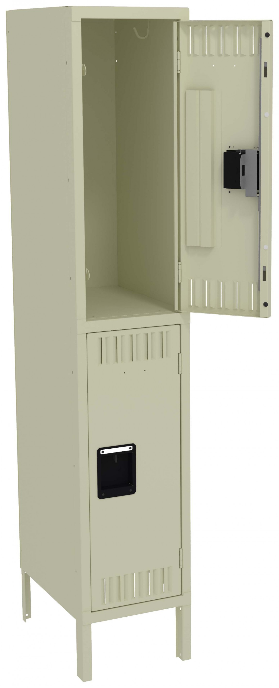 Putty Double-Tier Locker with Legs | Standard by Tennsco
