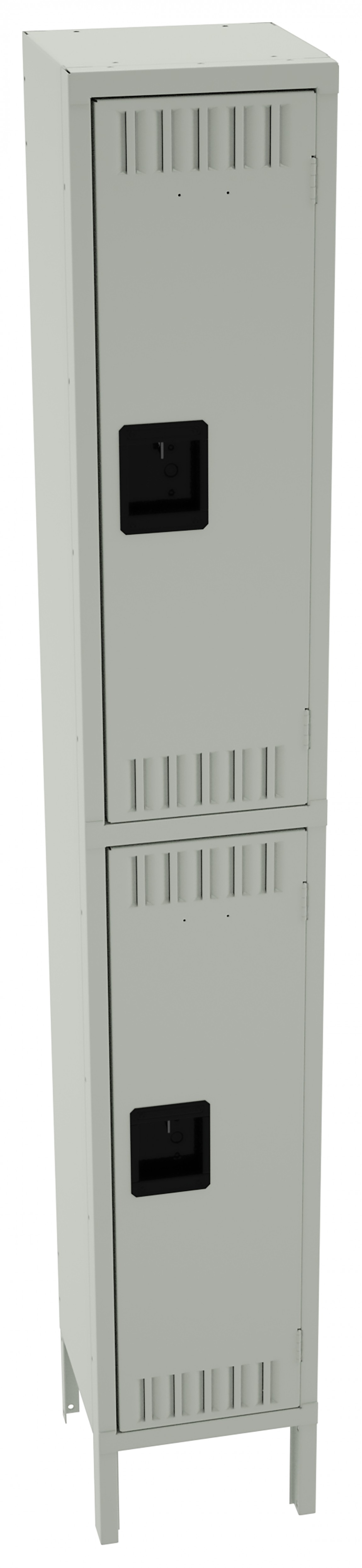 Light Grey Double-Tier Locker with Legs | Standard by Tennsco