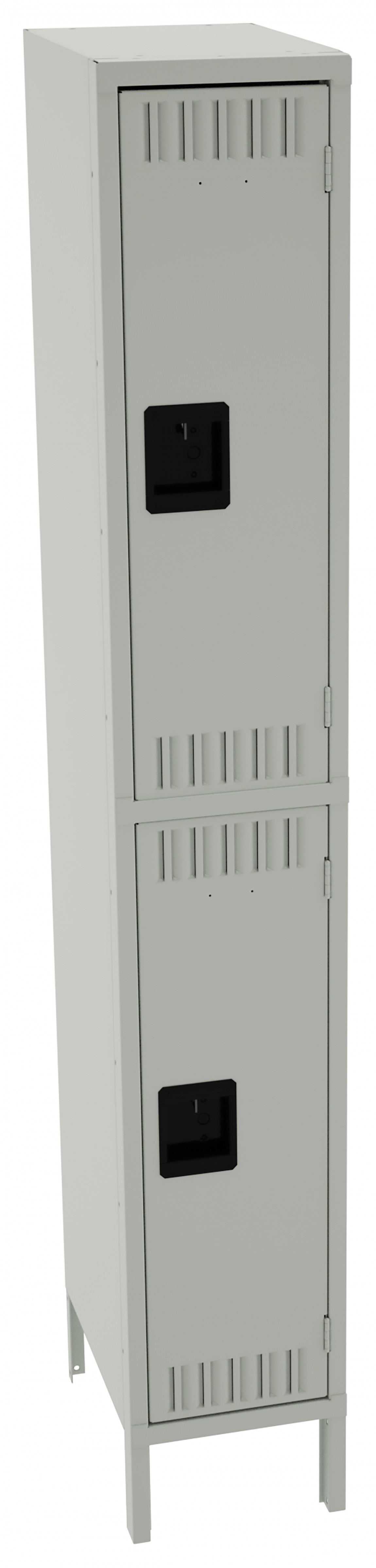Light Grey Double-Tier Locker with Legs | Standard by Tennsco
