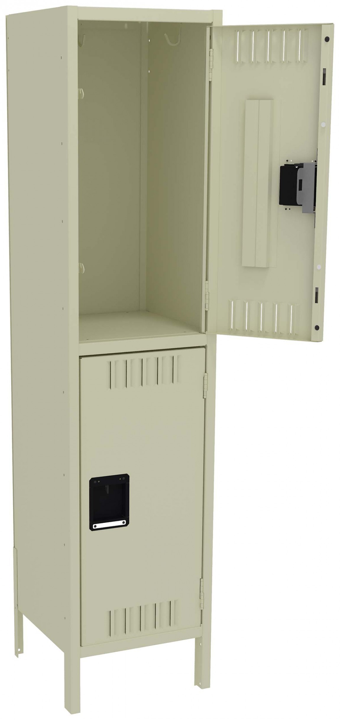 Putty Double-Tier Locker with Legs | Standard by Tennsco