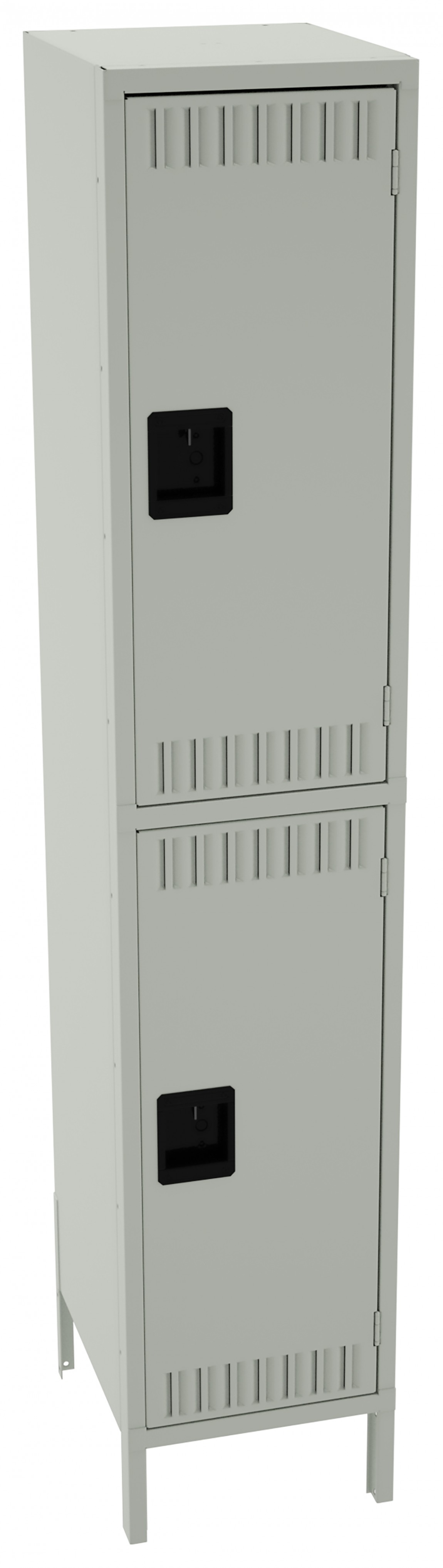 Light Grey Double-Tier Locker with Legs | Standard by Tennsco