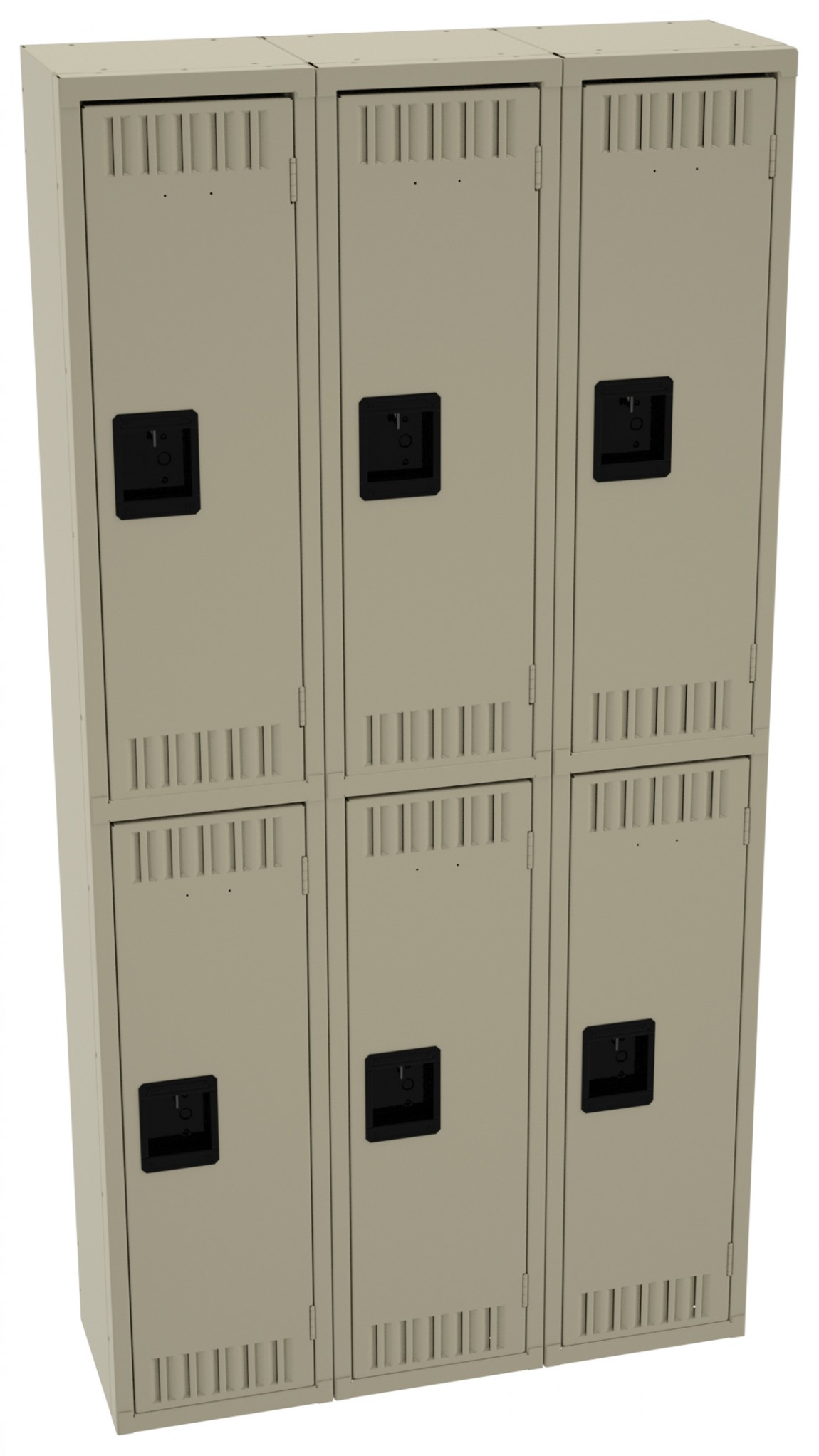 Sand Three Double-Tier Lockers | Standard by Tennsco