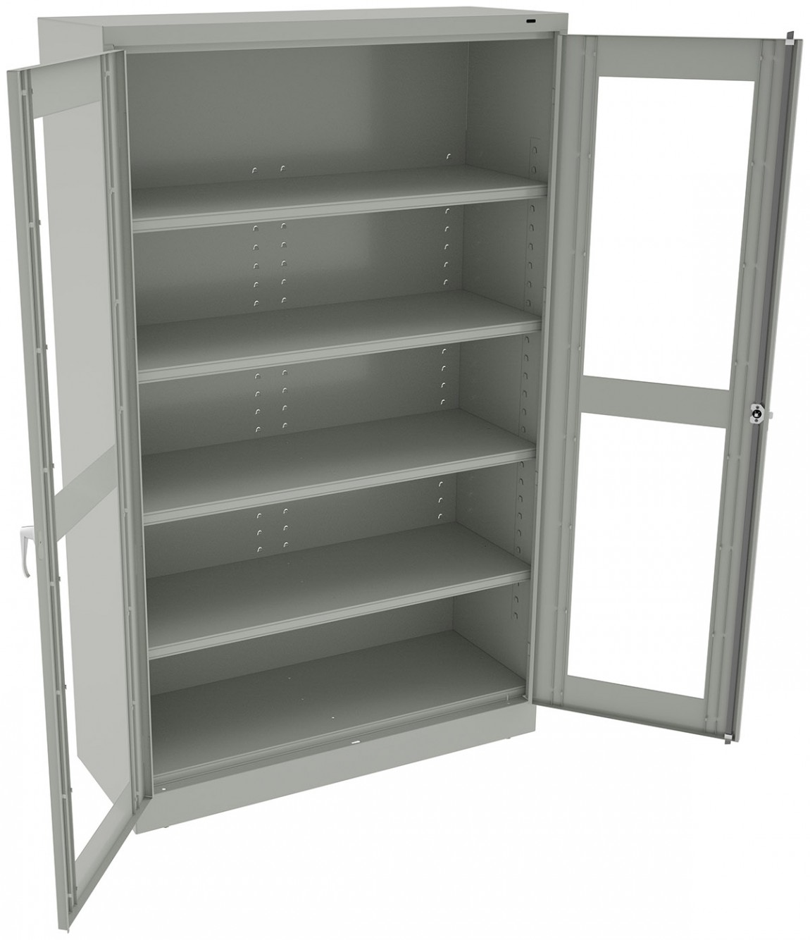 Light Grey Cabinet with See Through Doors | Jumbo by Tennsco