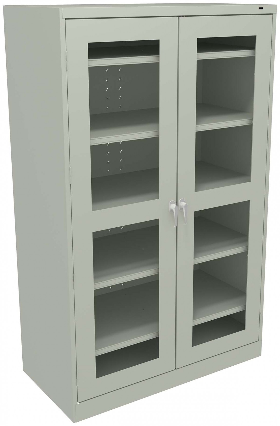 Light Grey Cabinet with See Through Doors | Jumbo by Tennsco