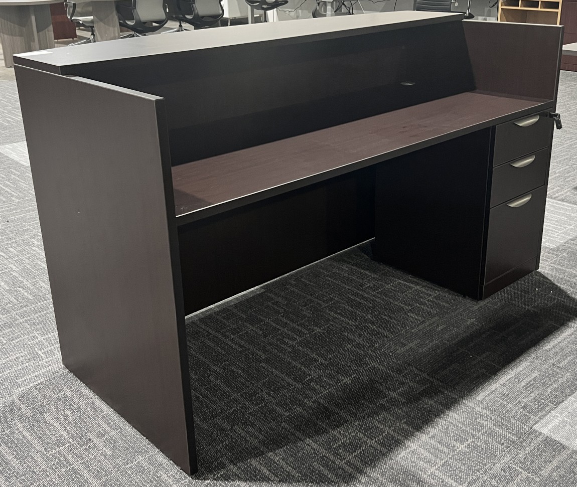 Reception Desk with Pedestal Storage | PL Laminate by Performance ...