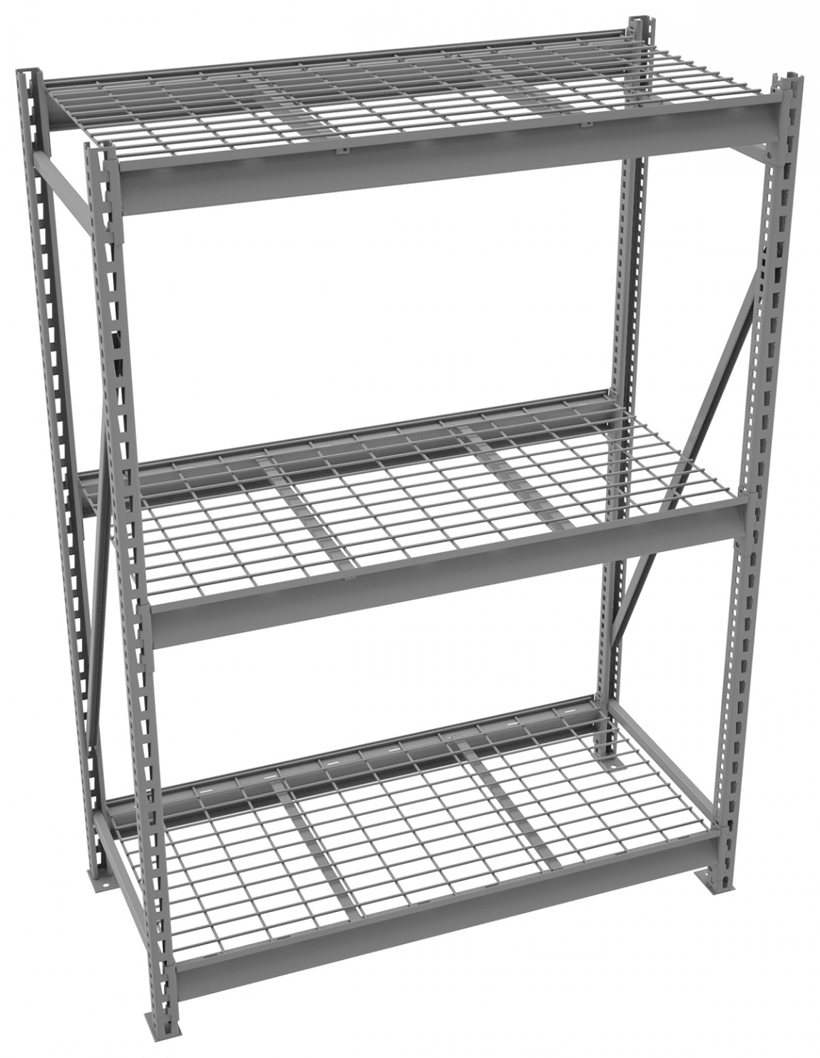 Medium Grey Wire Rack Shelving | Bulk by Tennsco