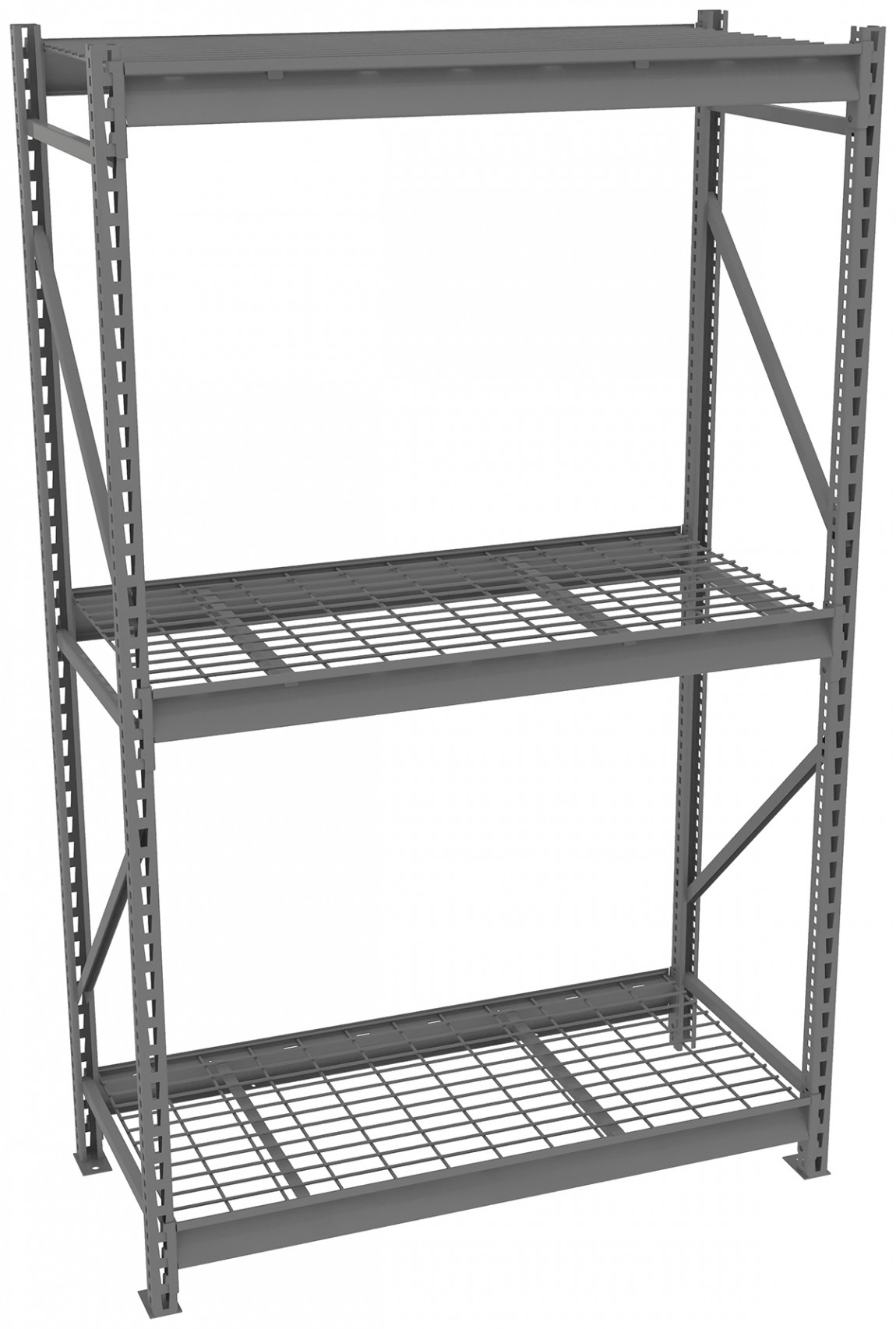 Medium Grey Wire Rack Shelving | Bulk by Tennsco