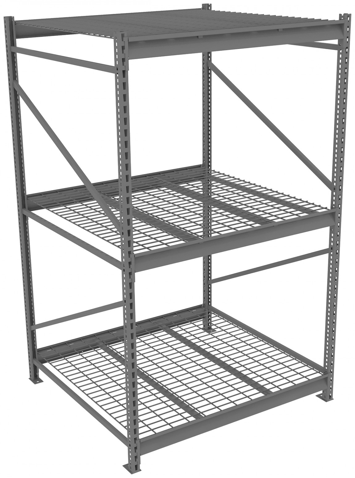 Medium Grey Wire Shelving | Bulk by Tennsco