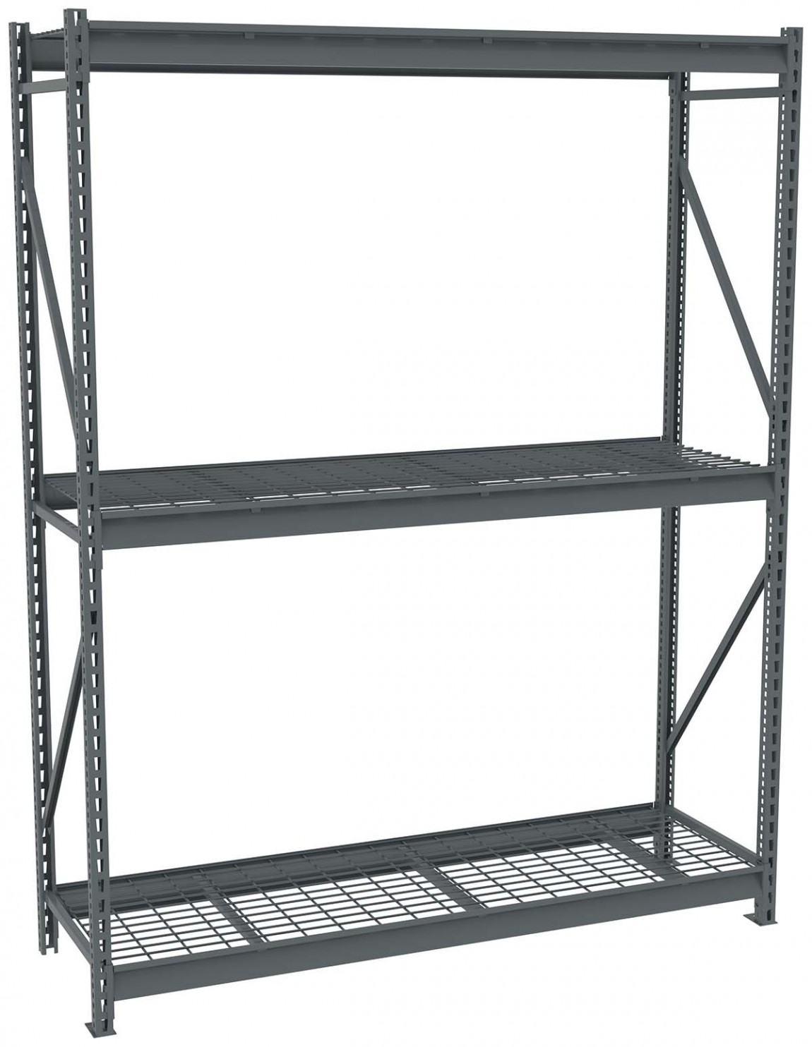 Medium Grey Wire Rack Shelving | Bulk by Tennsco