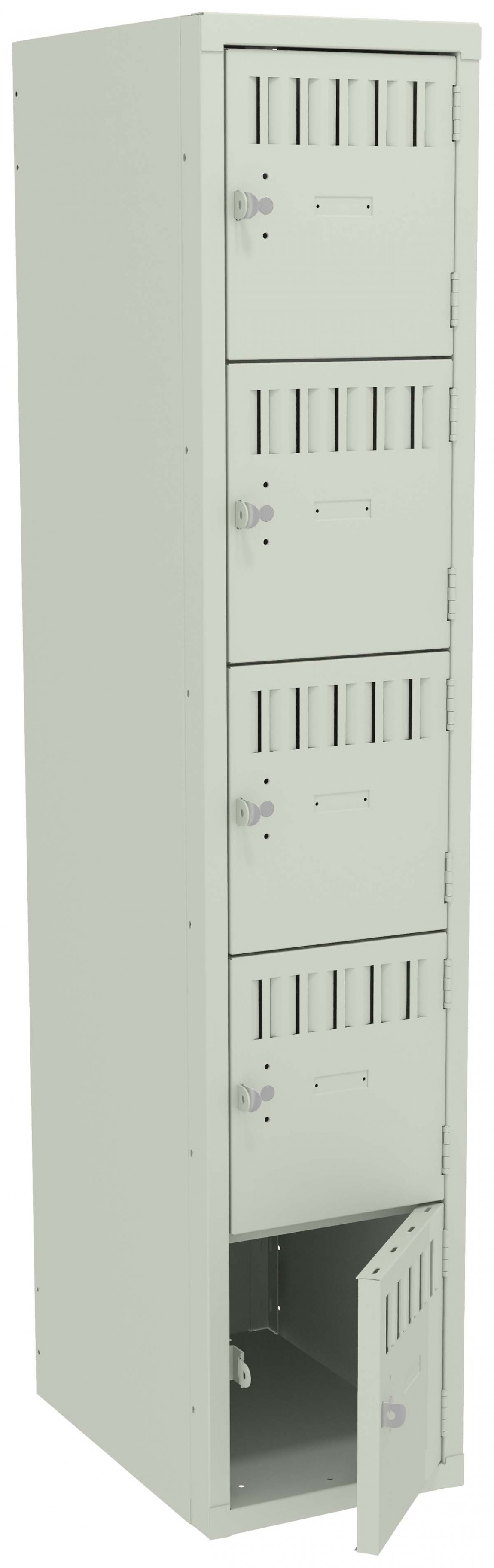 Light Grey Five Box Lockers | Standard by Tennsco