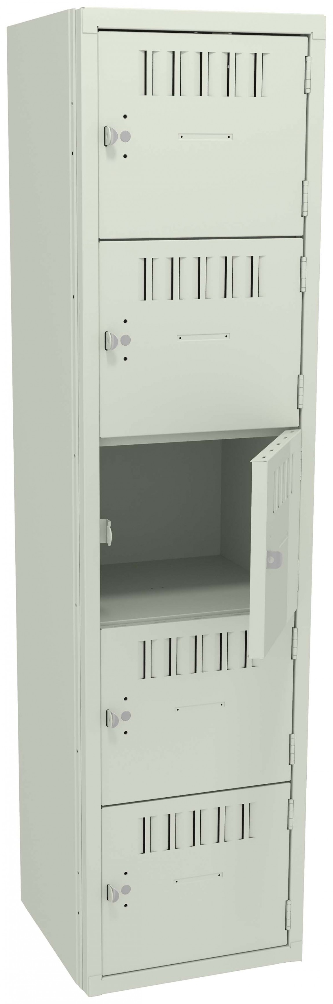 Light Grey Five Box Lockers | Standard by Tennsco