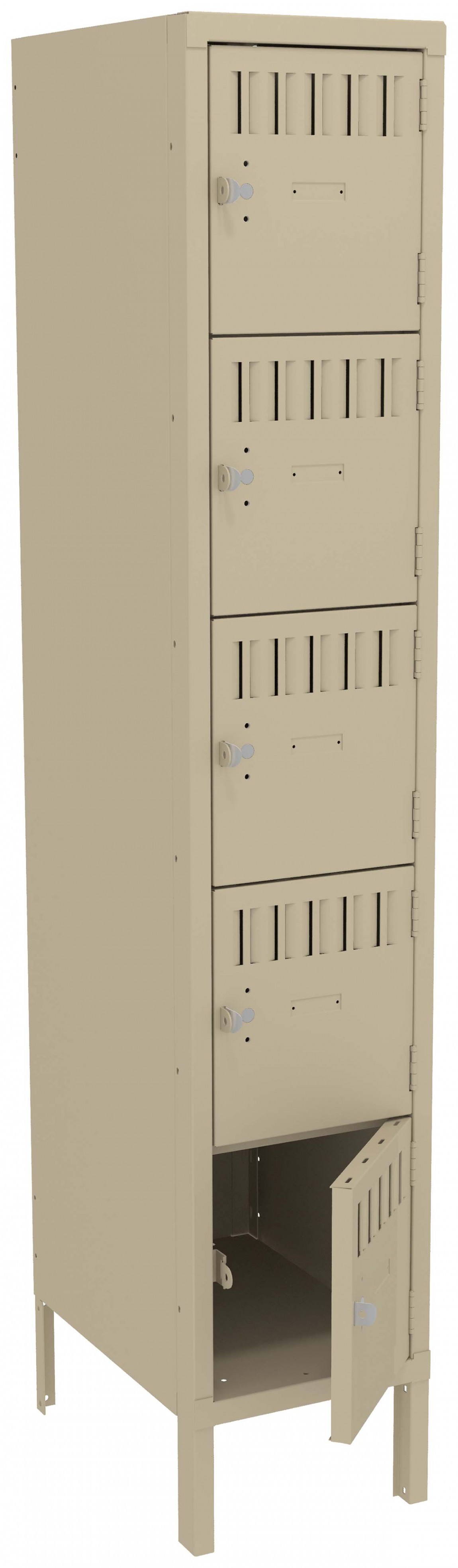 Sand Five Box Lockers with Legs | Standard by Tennsco