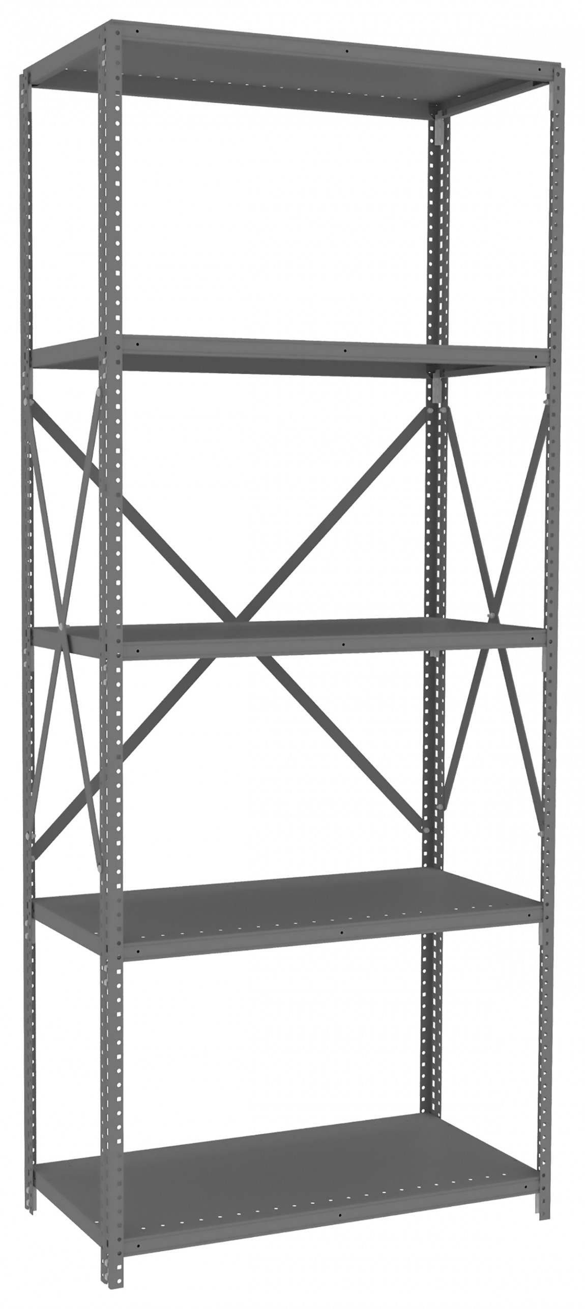 Open Steel Shelving - 20 Gauge | Q Line by Tennsco