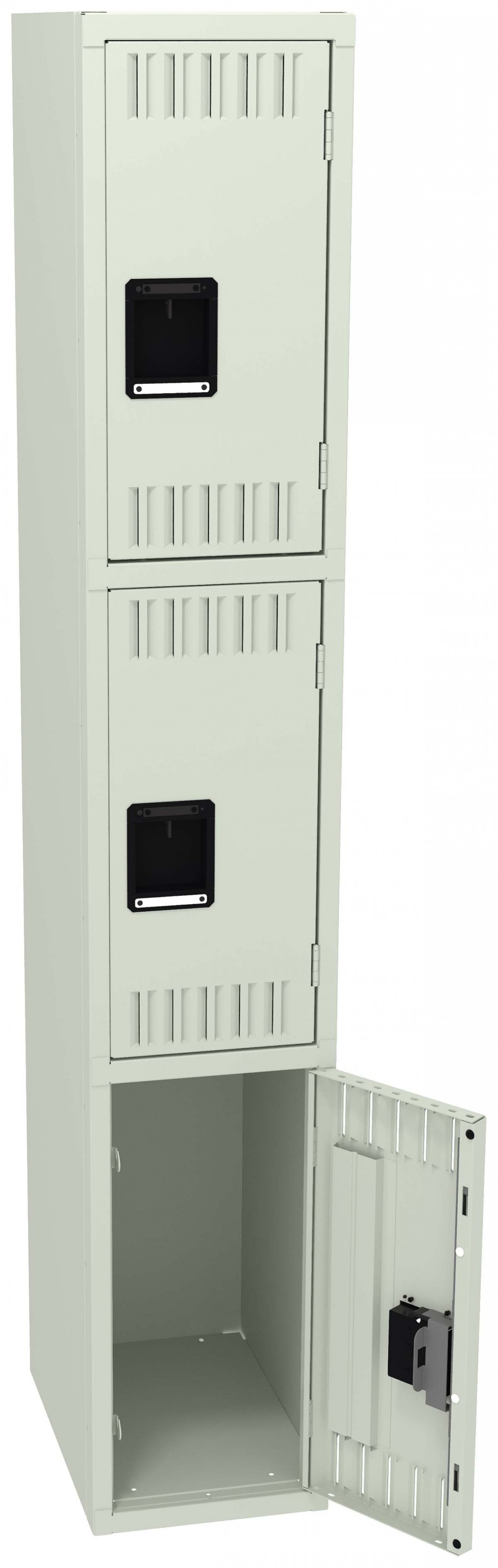 Light Grey Triple Stack Lockers | Standard by Tennsco