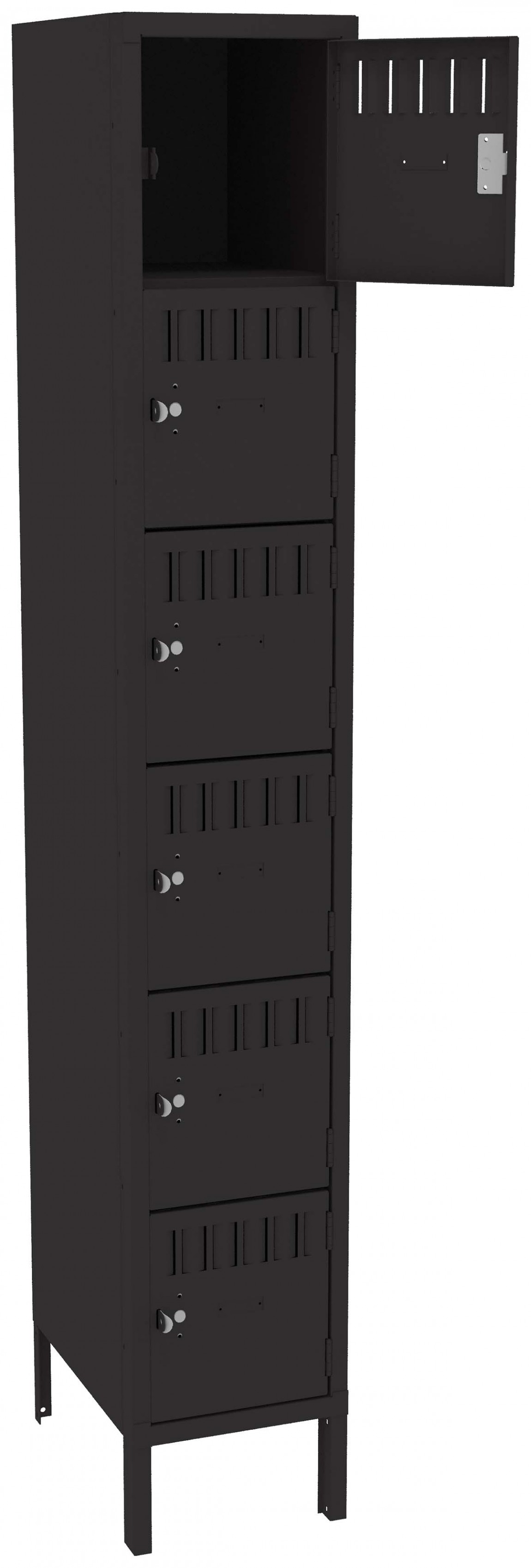 Black Six Box Lockers | Standard by Tennsco