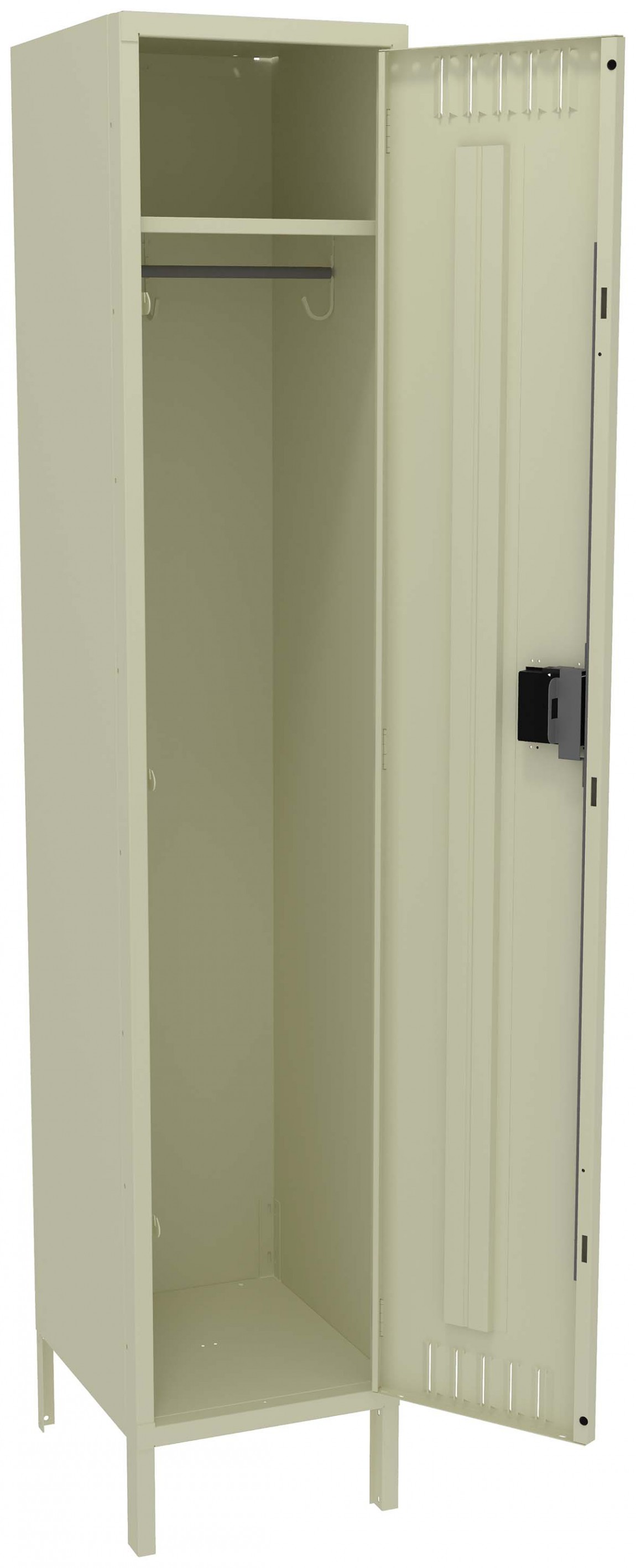 Putty Large Single Locker with Legs | Standard by Tennsco